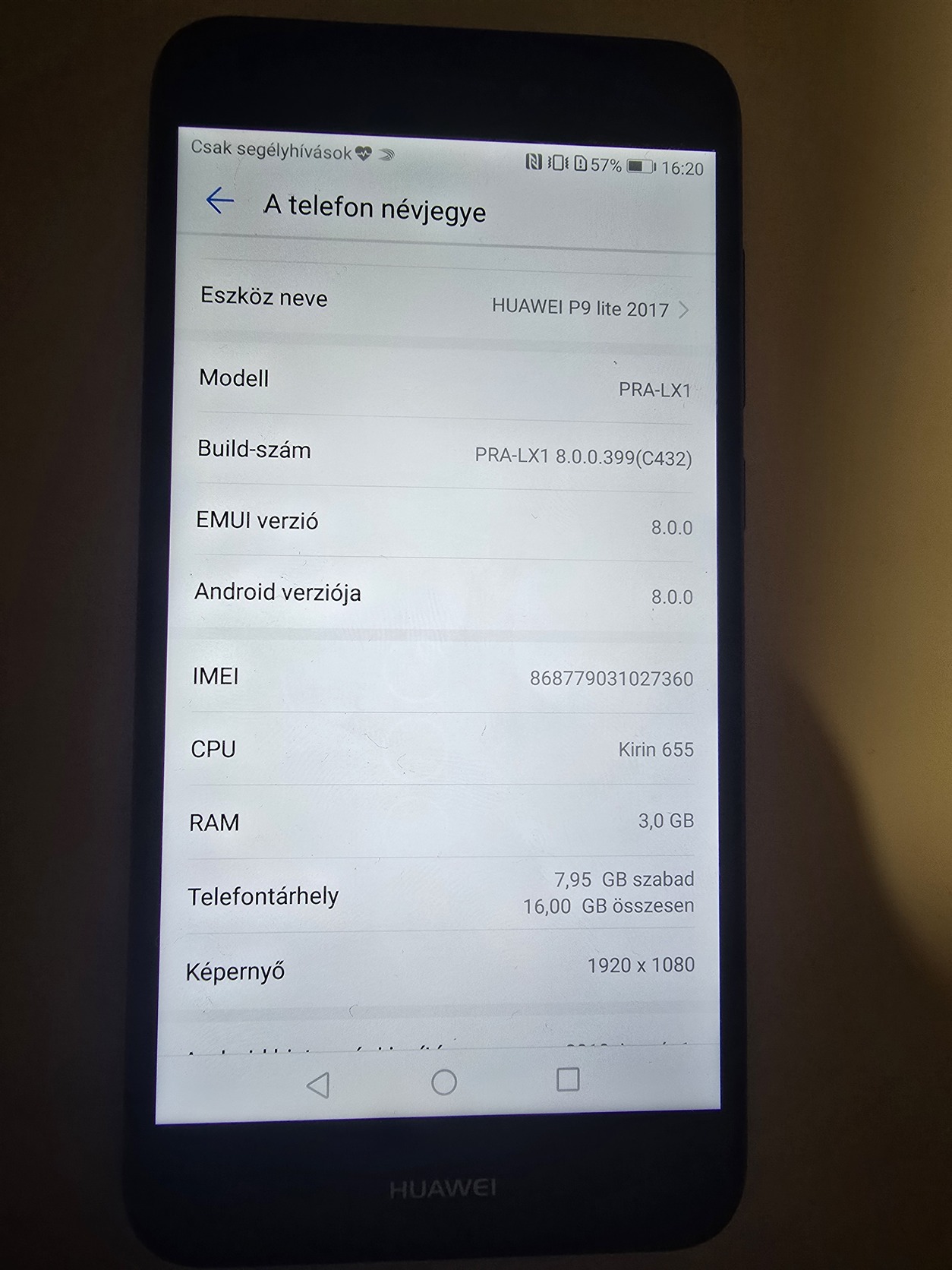 Huawei p9 lite 2017 - HardverApró