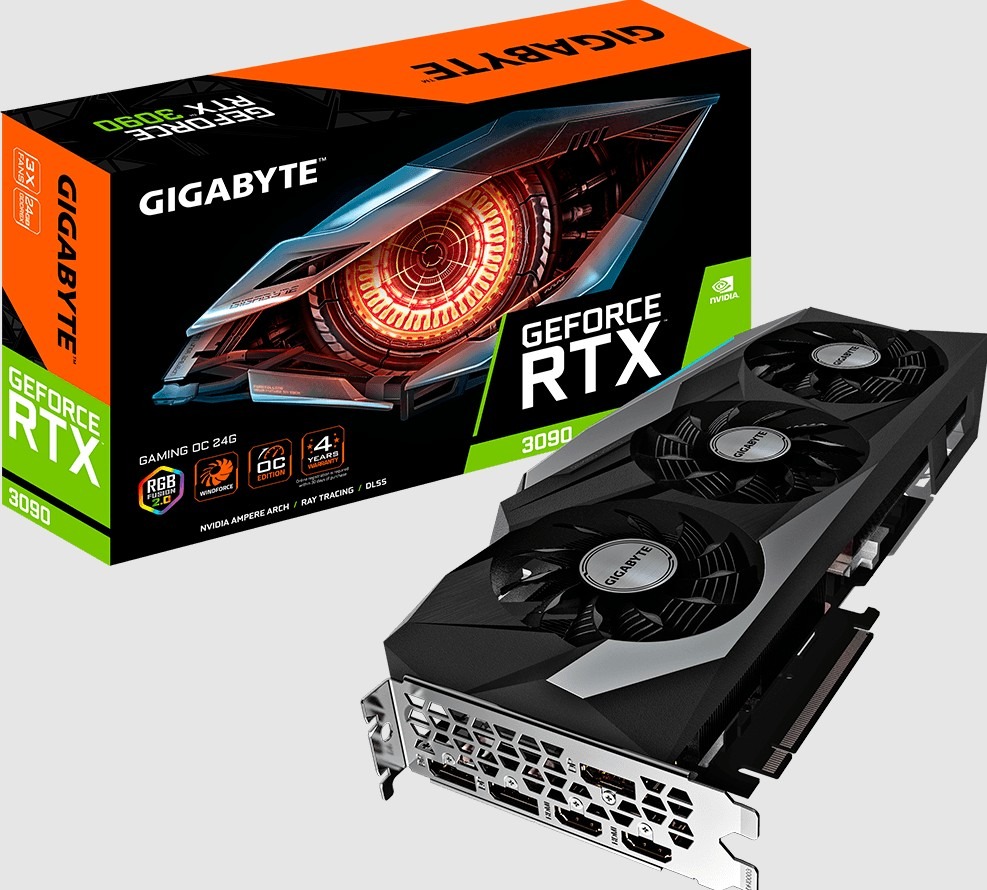 Gigabyte RTX 3090 GAMING OC 24GB !RGB! /1-Év garanciával, számlával ...