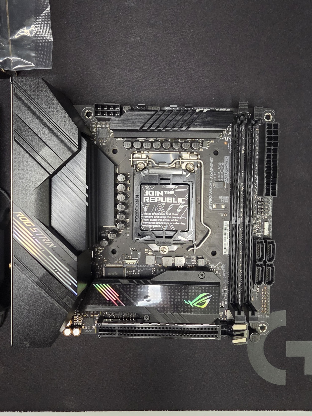 ASUS ROG Strix H470-I Gaming Mini-ITX alaplap megkímélt, hibátlan ...