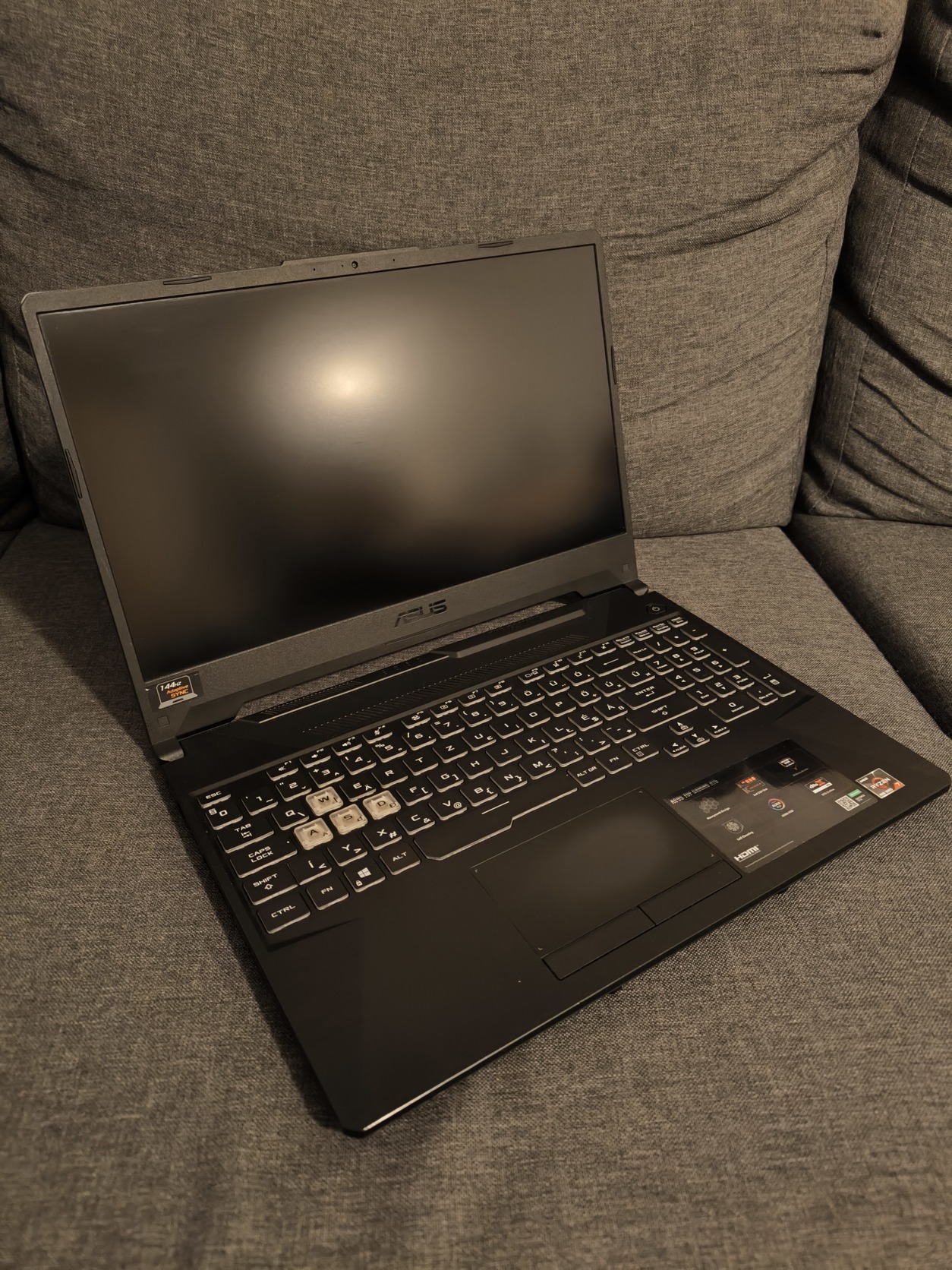 Asus TUF gaming fx506iu Ryzen 7 4800H / GTX 1660Ti - HardverApró