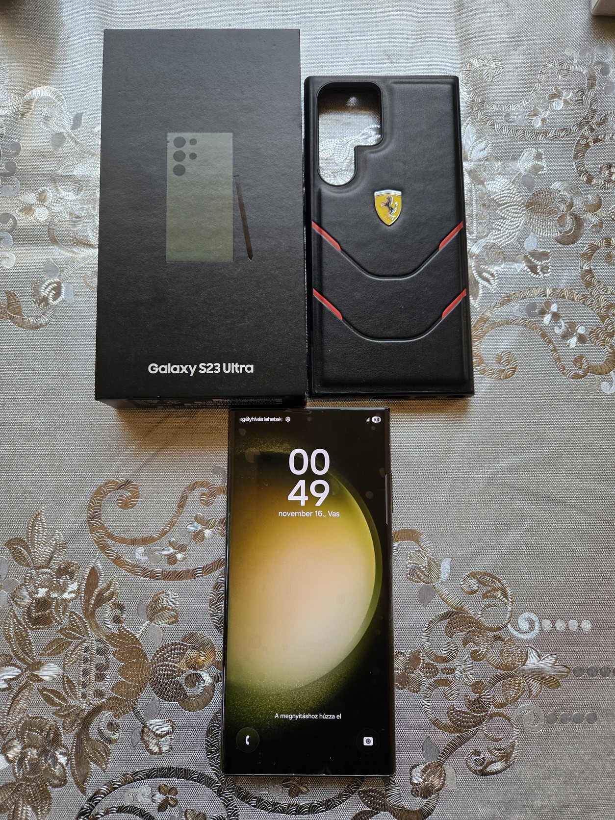 ÚJ! SAMSUNG Galaxy S23 ULTRA 5G dobozos, 512/12GB Zöld, garis ...