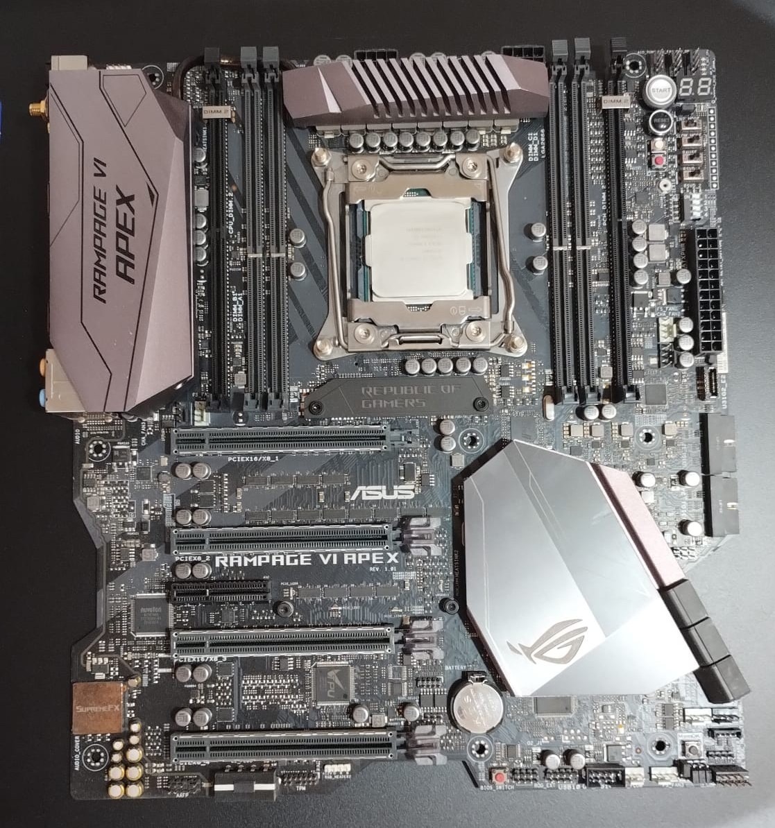 ASUS ROG RAMPAGE VI APEX Intel X299 LGA 2066 i9-7900X 10magos procival ...