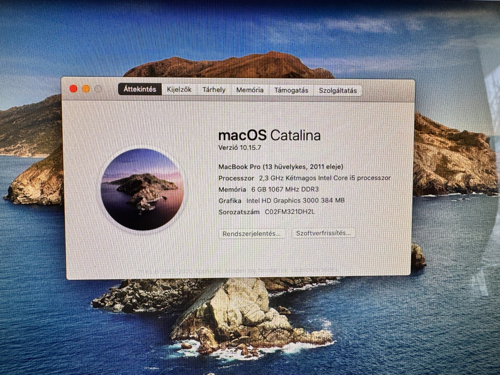 Eladó MacBook Pro 13" 2011 eleje i5/6GB/256GB SSD - HardverApró