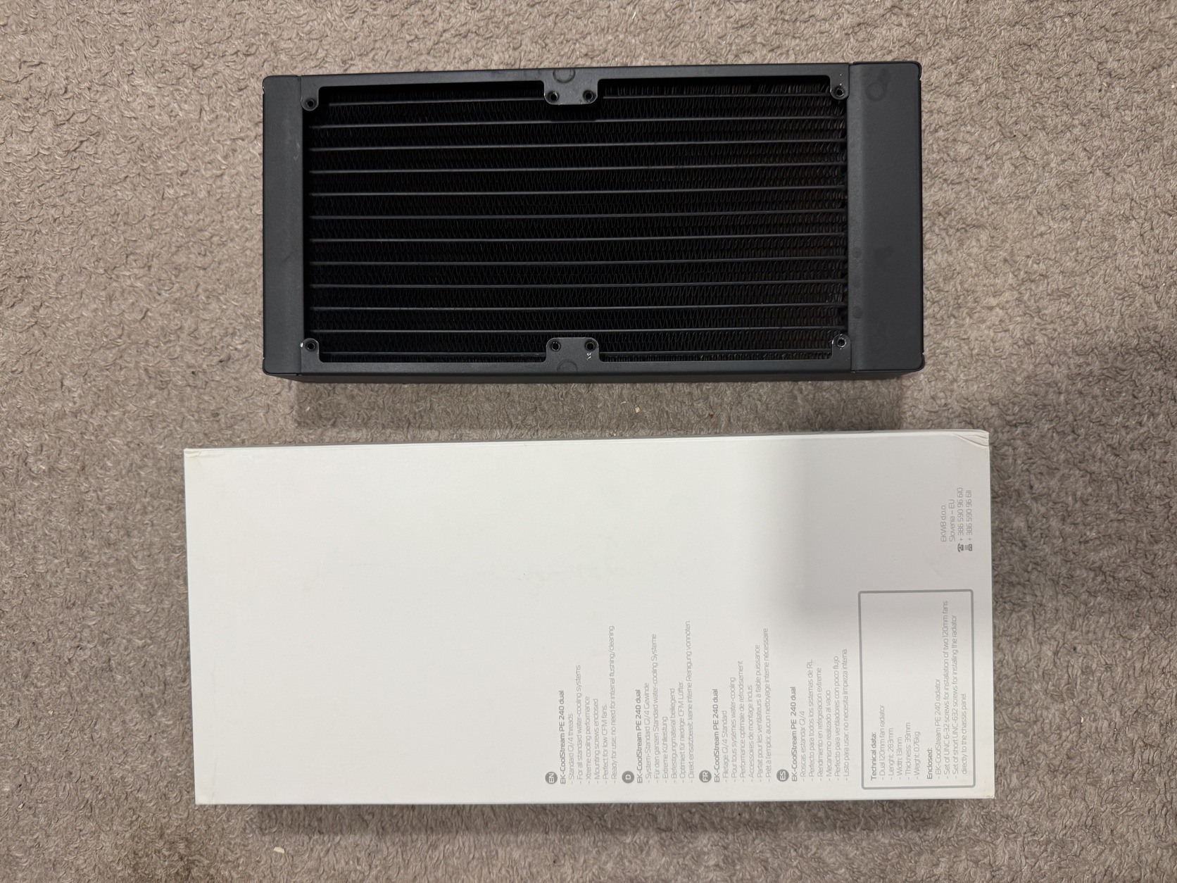 EK-CoolStream PE 240 (Dual) 12 500ft - HardverApró