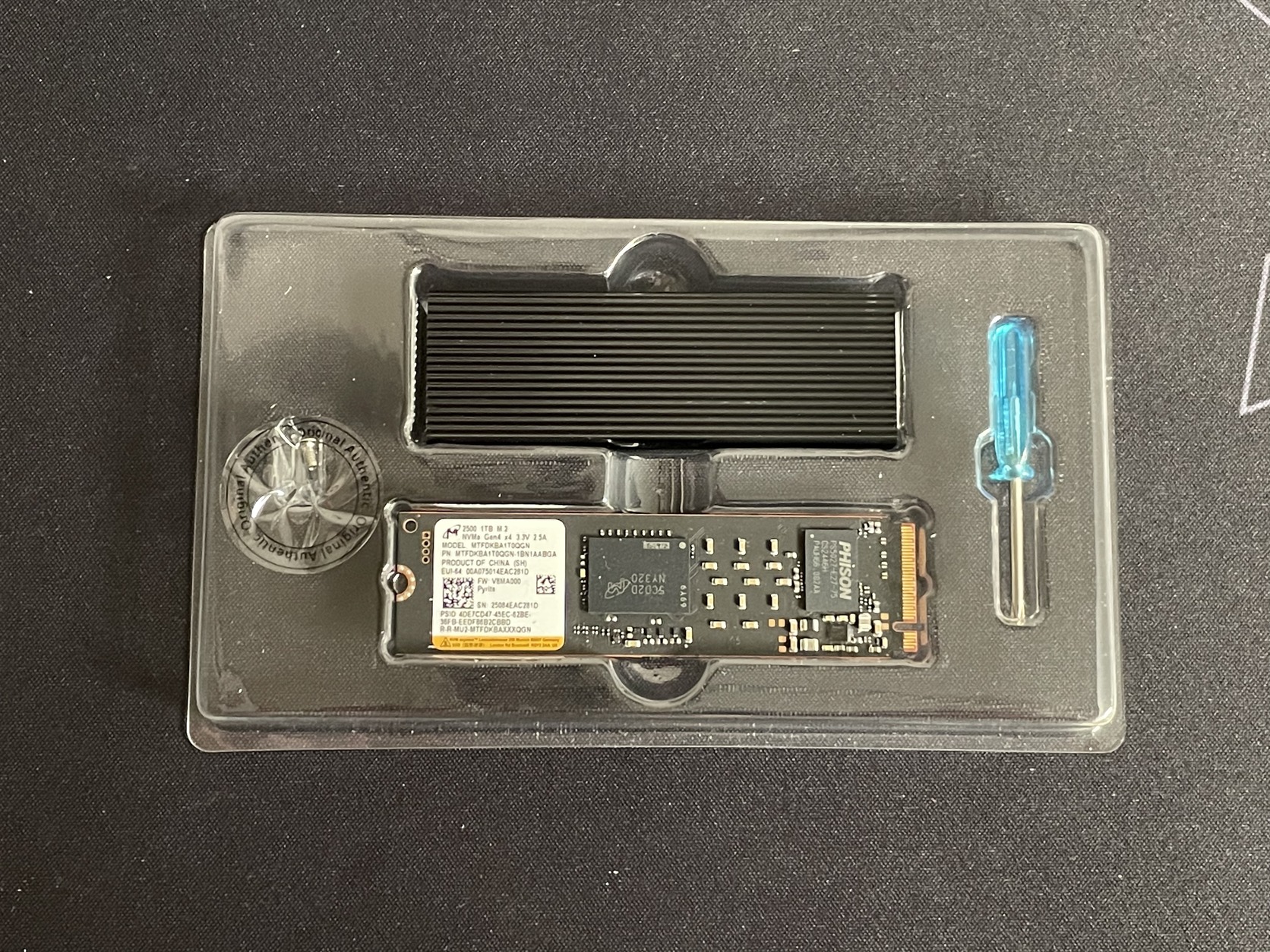 Micron 2500 1TB (Crucial P310 OEM) gen4 nvme ssd - HardverApró