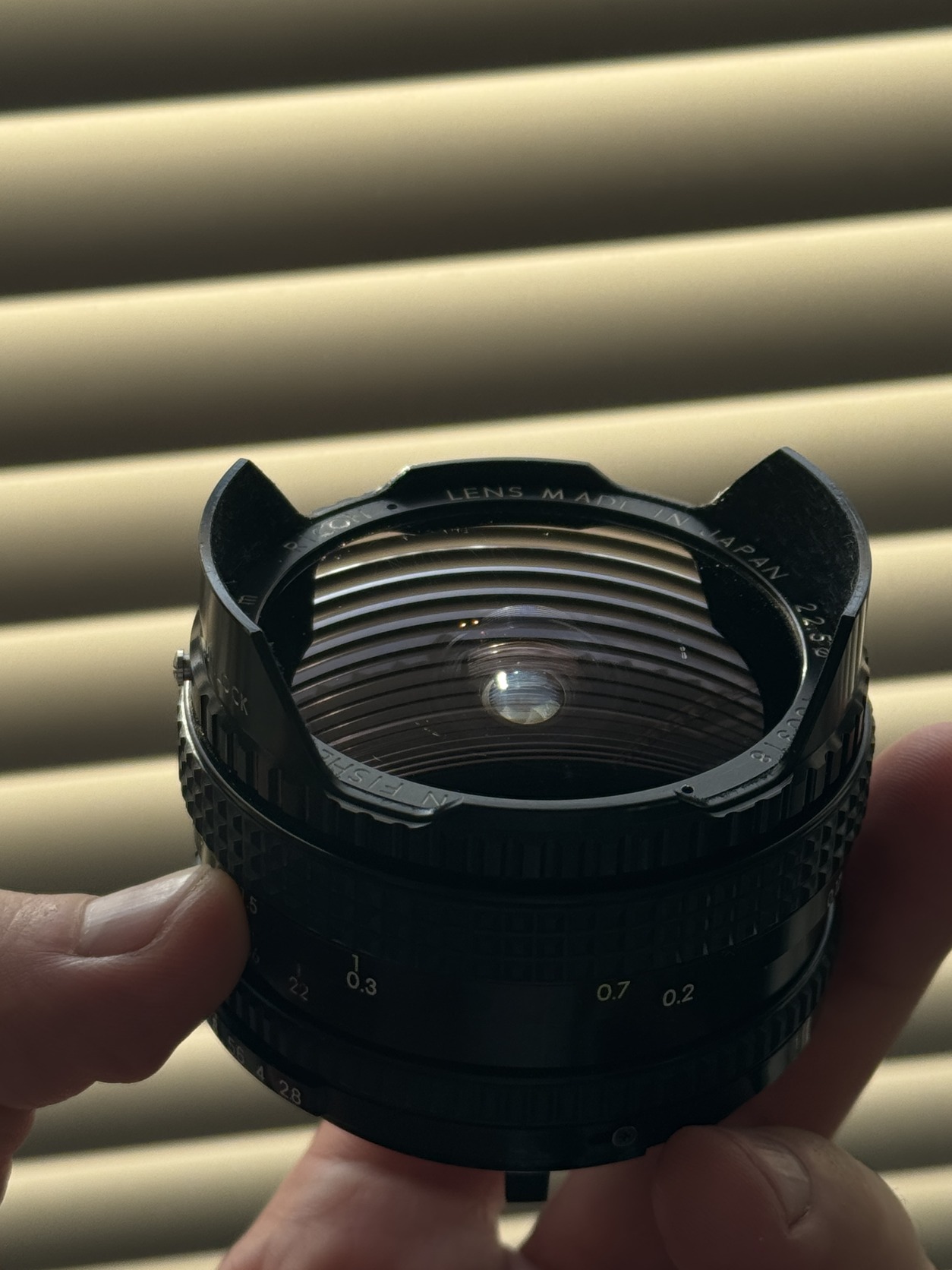 Ritka Ricoh XR Rikenon Fisheye 16mm f/2.8 gyűjtői darab, hibátlan ...