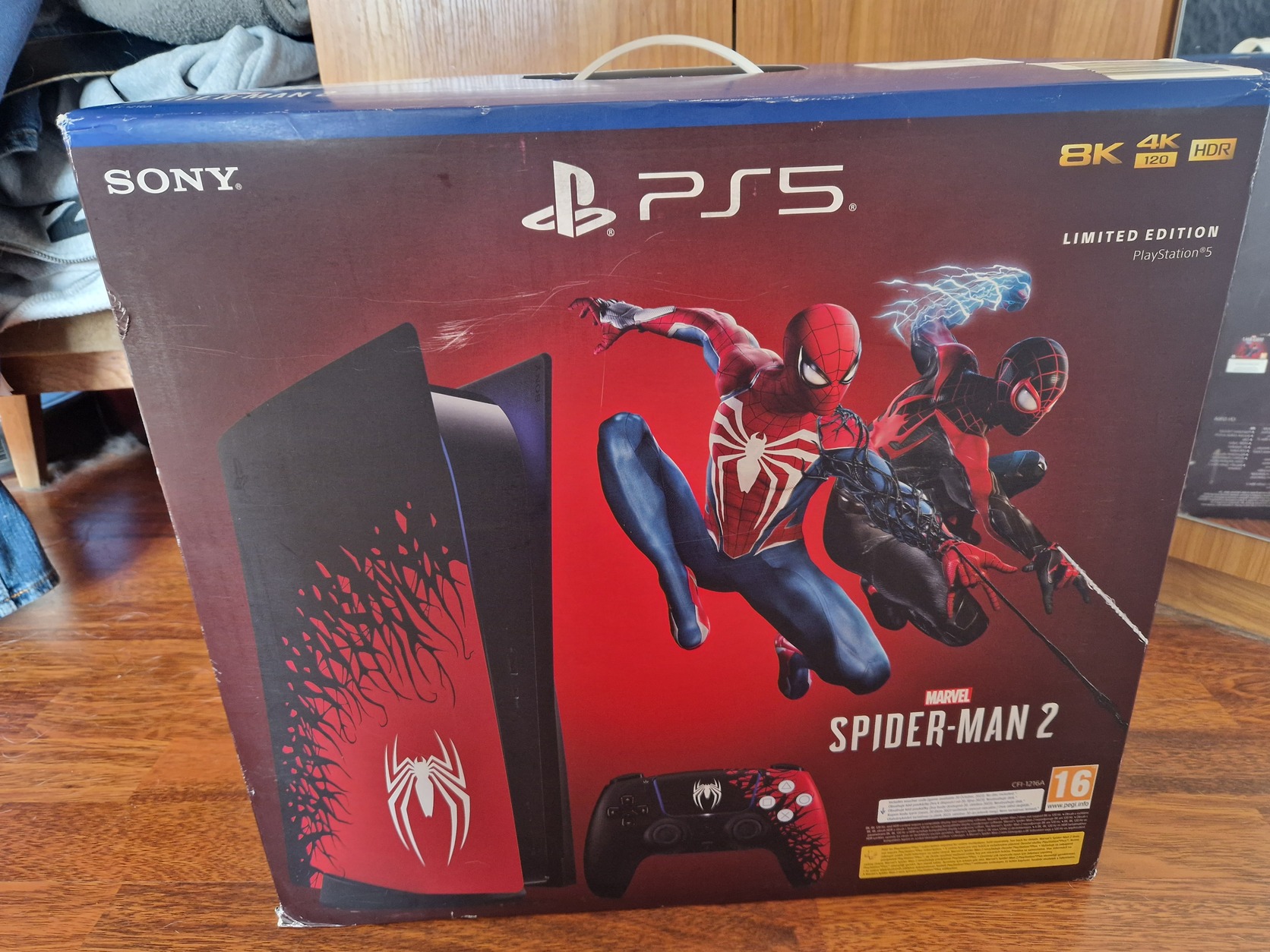 PlayStation 5 Spider-Man 2 Limited Edition Fat 825 GB lemezes konzol ...