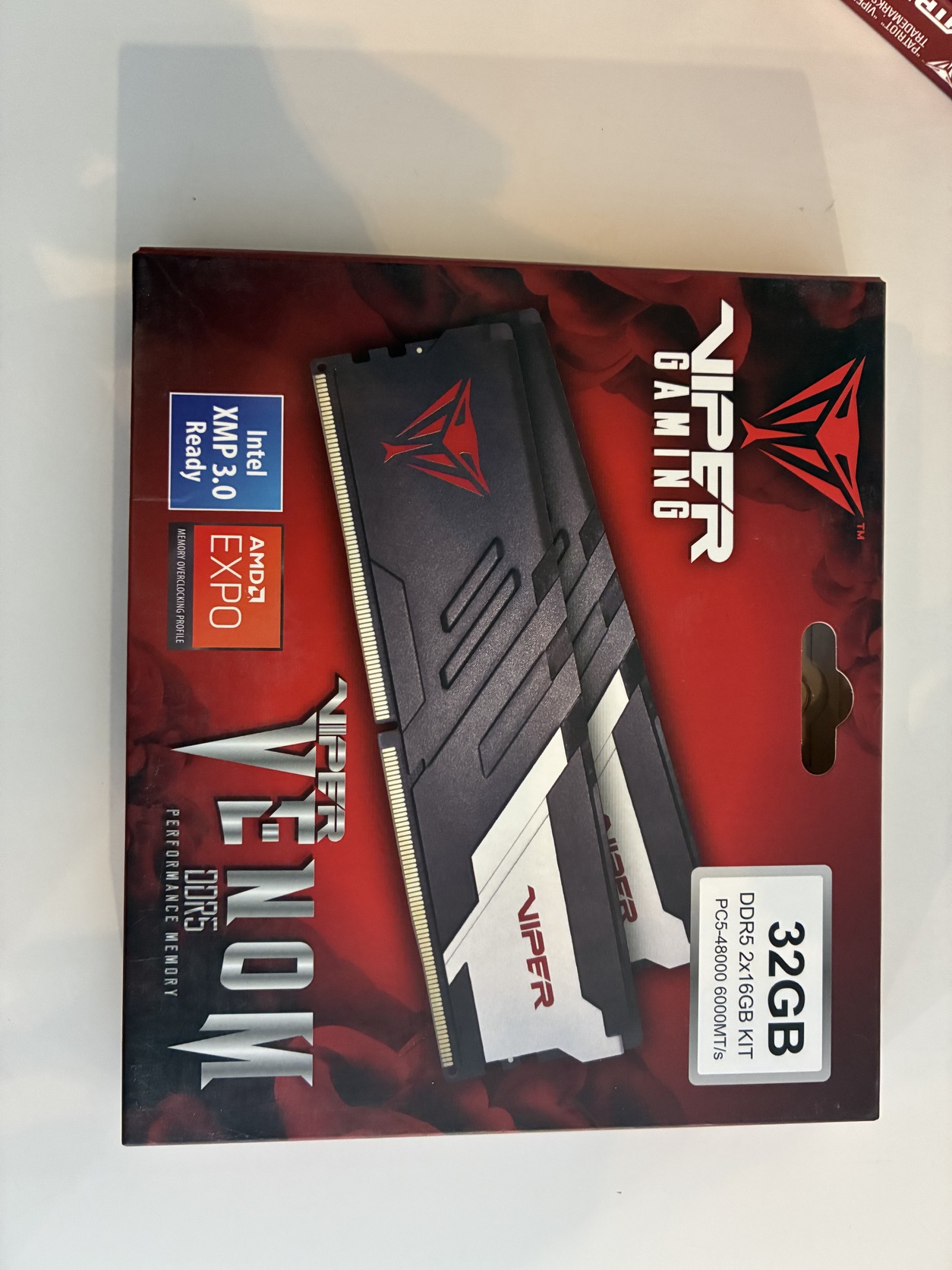 Patriot Viper Venom 32GB KIT DDR5 6000MHz CL30 - 21 hó Magyar bolti ...