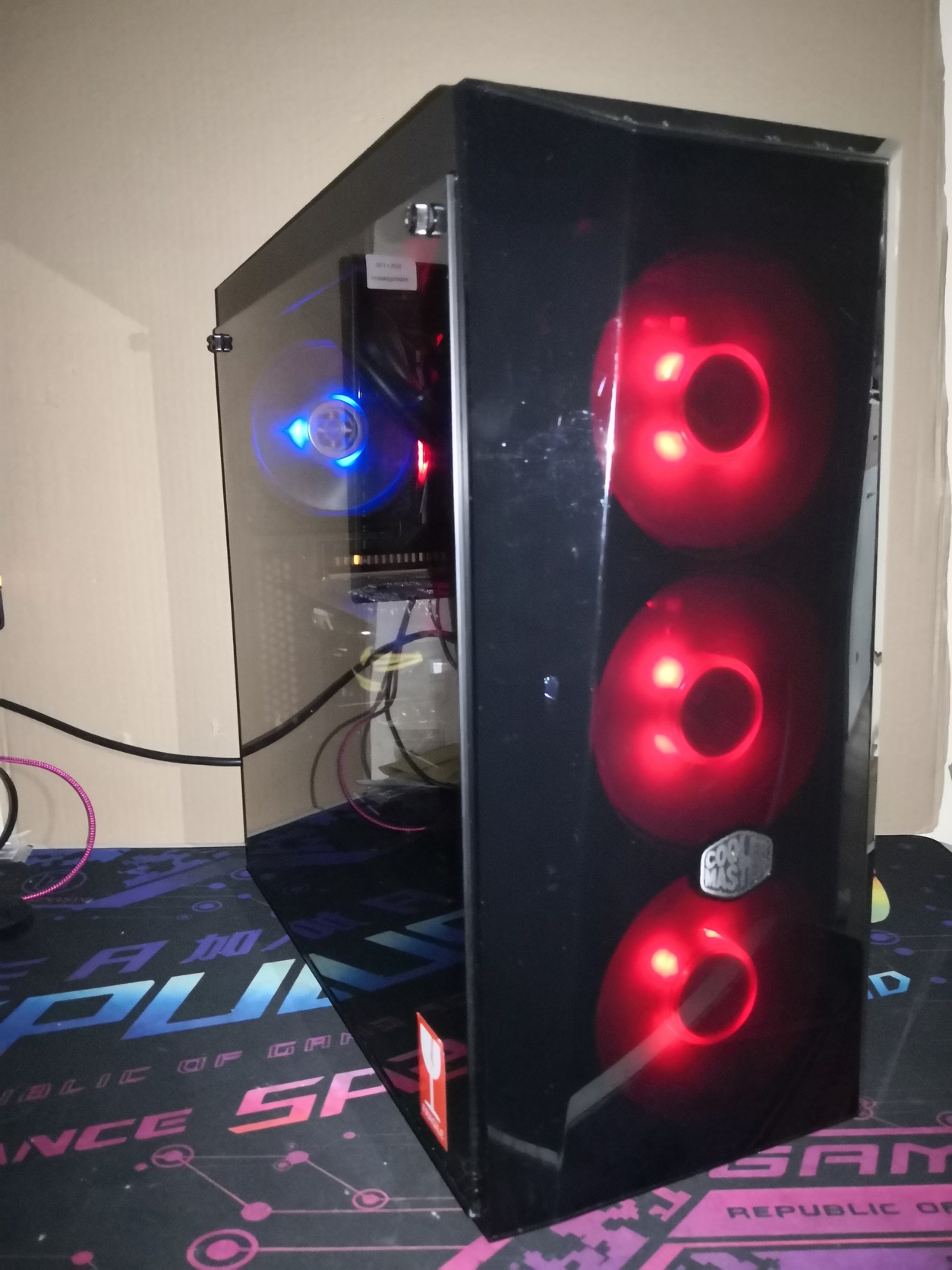 PC bontás - Cooler Master ház, be Quiet 750w 80+ gold, X299 + i9-7940X ...