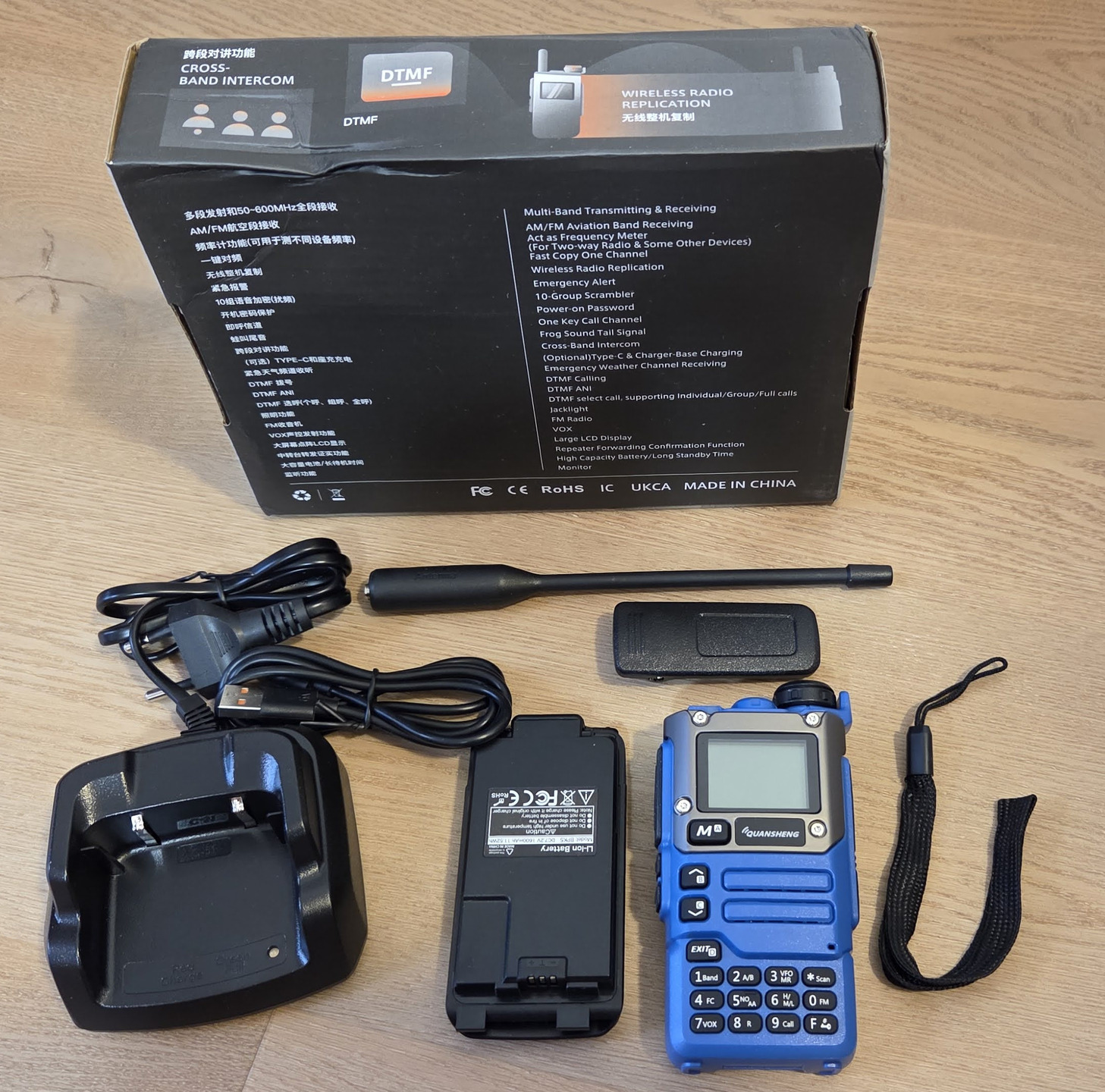 Quansheng UV-K5(8) URH Rádió, kézi adó-vevő, Walkie-Talkie UHF/VHF ...