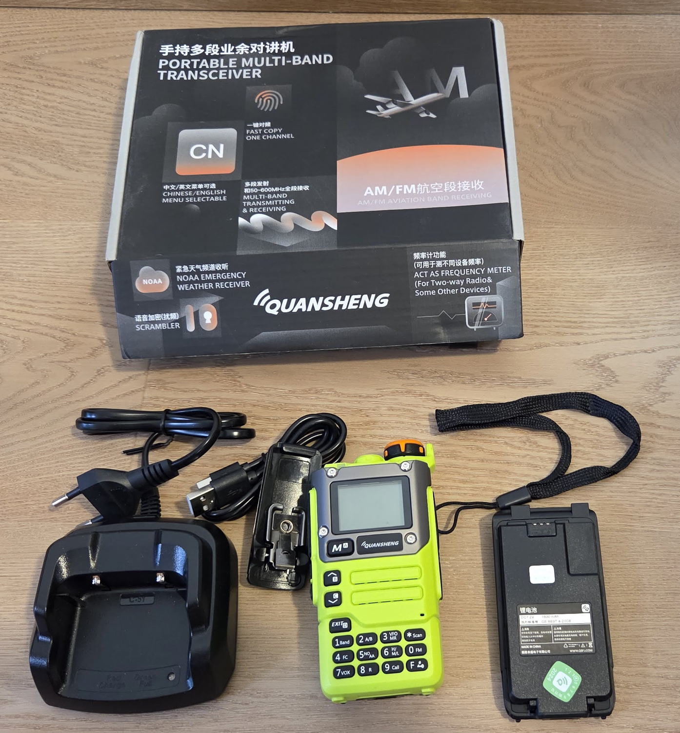 Quansheng UV-K6 URH Rádió, kézi adó-vevő, Walkie-Talkie UHF/VHF ...