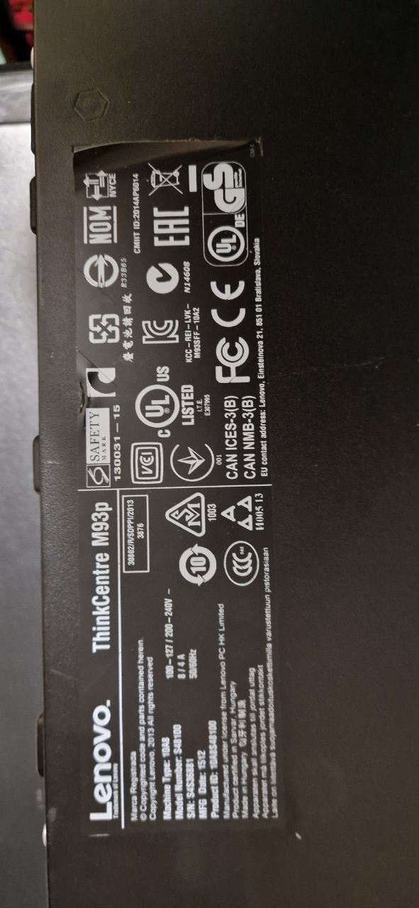 Lenovo ThinkCentre M93p: i7 4790, 1x8gb ddr3, 500gb hdd - HardverApró