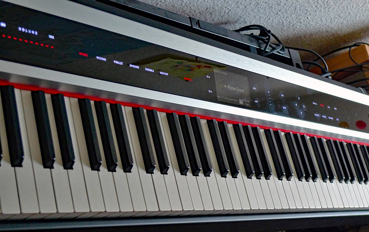 Viscount Physis H1 digitális színpadi zongora gyári állvánnyal ...