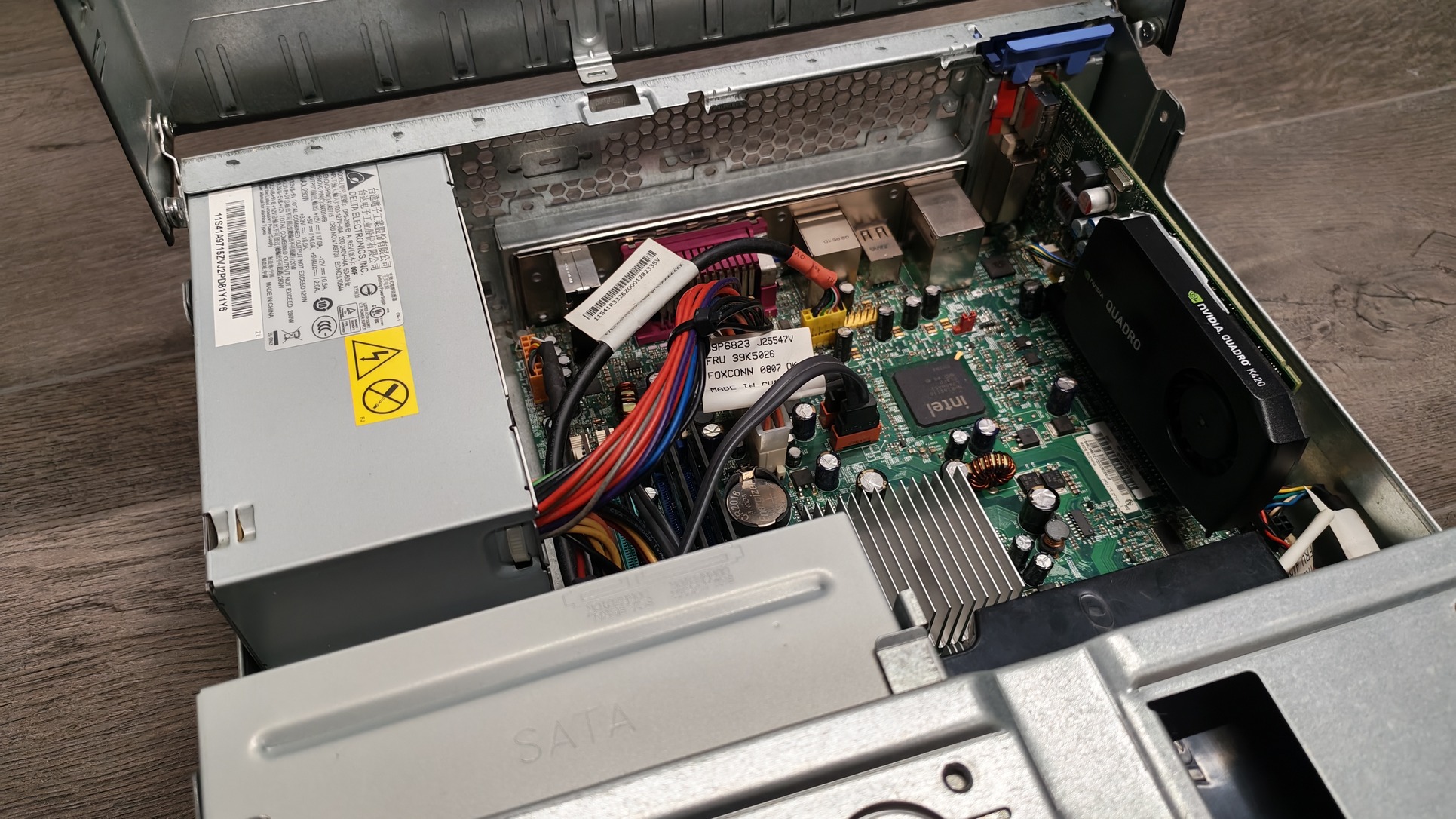 Lenovo Thinkcentre M58 Core2Quad Q8200 6GB RAM Quadro K420 1GB ...