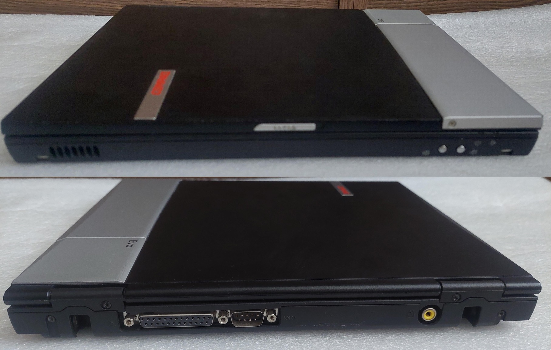 Retro Compaq Evo N400c laptop + dokkoló Pentium III 512MB 20GB ...