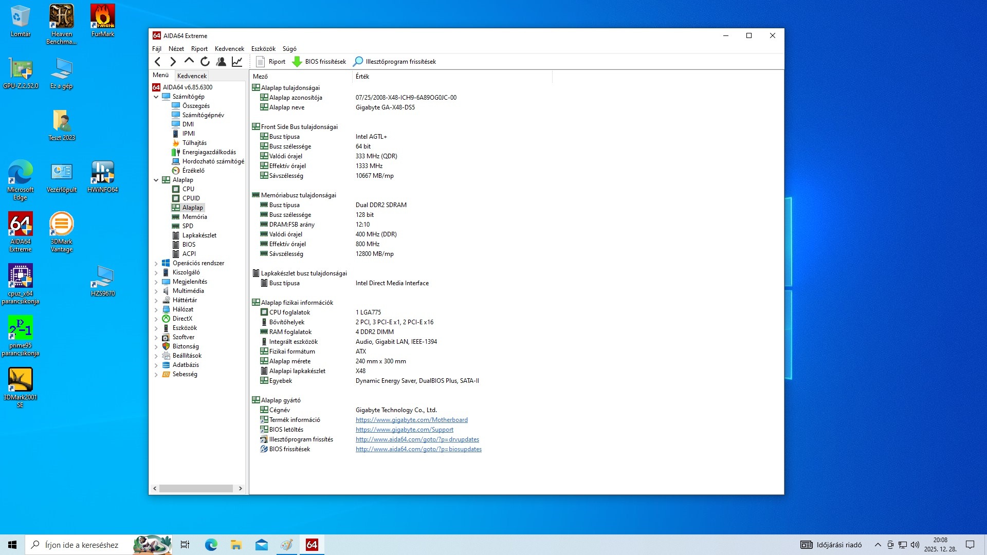 Gigabyte GA-X48-DS5 LGA 775 széria egyik csúcs lapja! - HardverApró