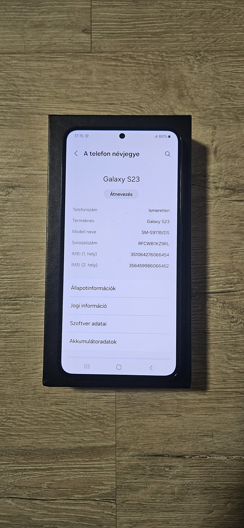 Samsung Galaxy S23 új állapotban, még Android 14-el! - HardverApró