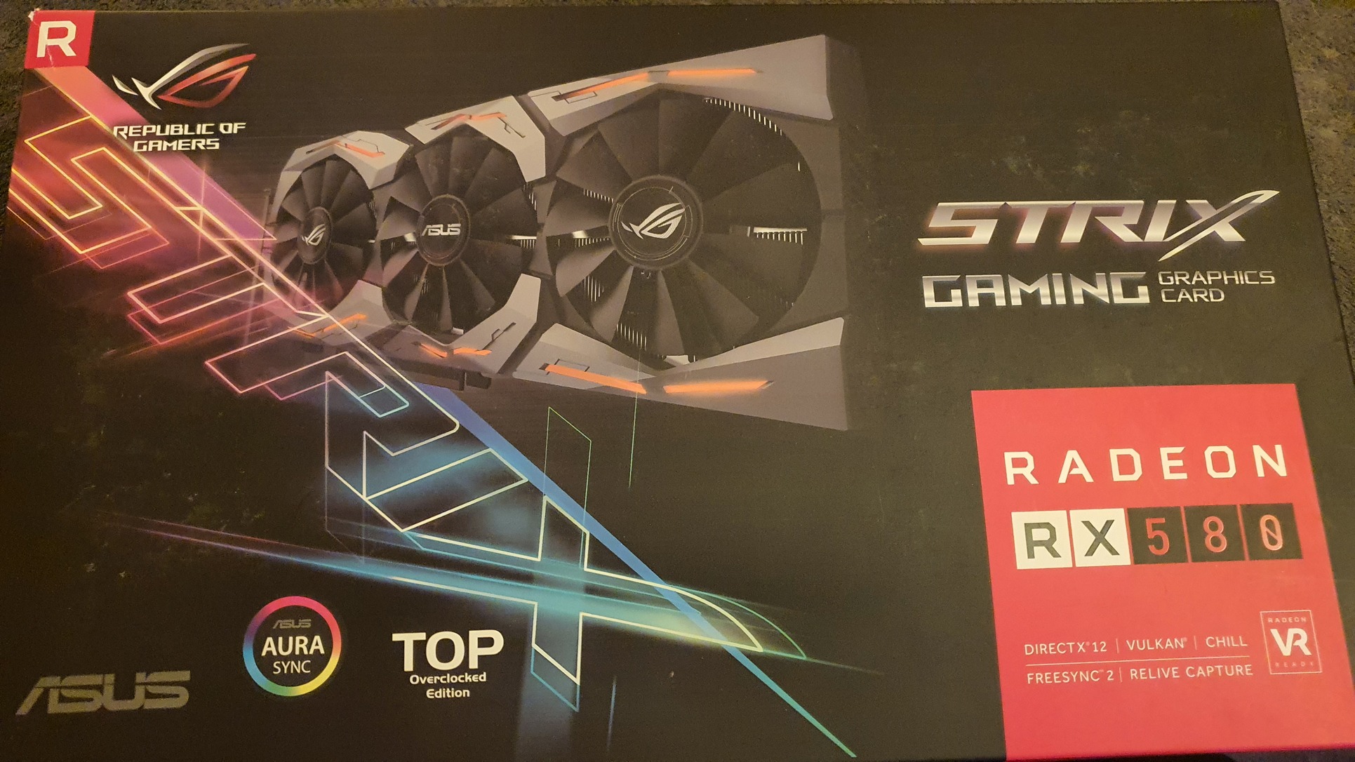 ASUS ROG STRIX RX 580 8GB GDDR5 OC 256 BIT RGB VIDEOKÁRTYA - HardverApró