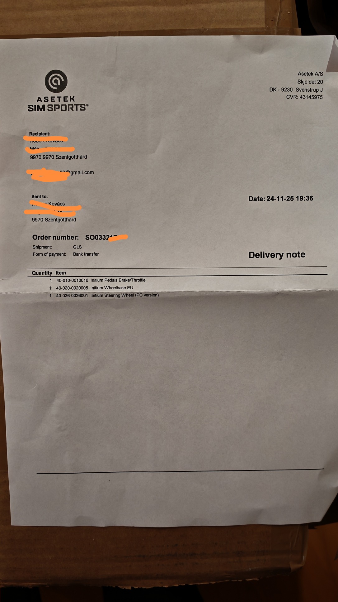 Asetek Initium Racing Bundle I szimulátor kormány - HardverApró