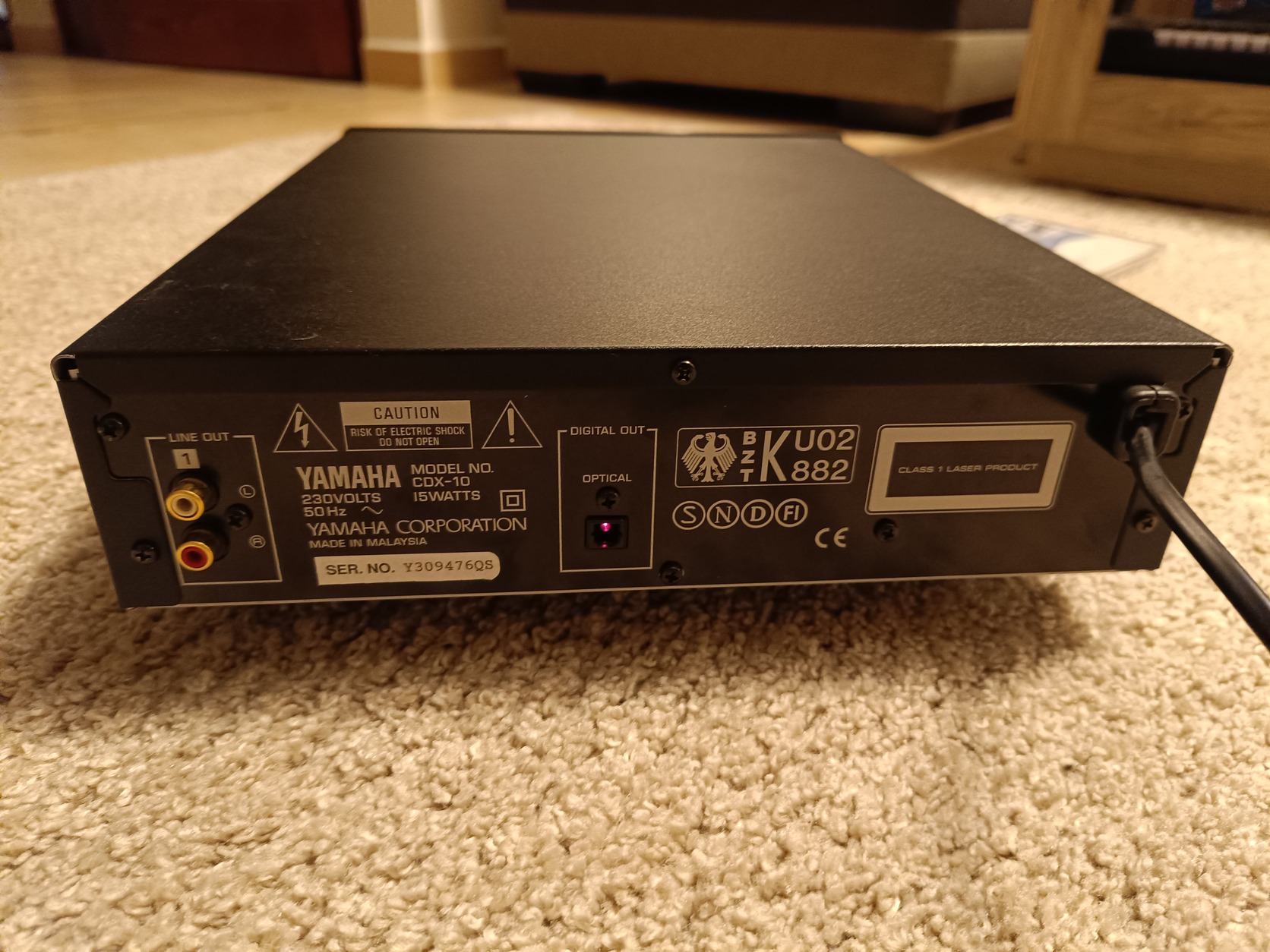 Yamaha CDX-10 CD lejátszó - HardverApró