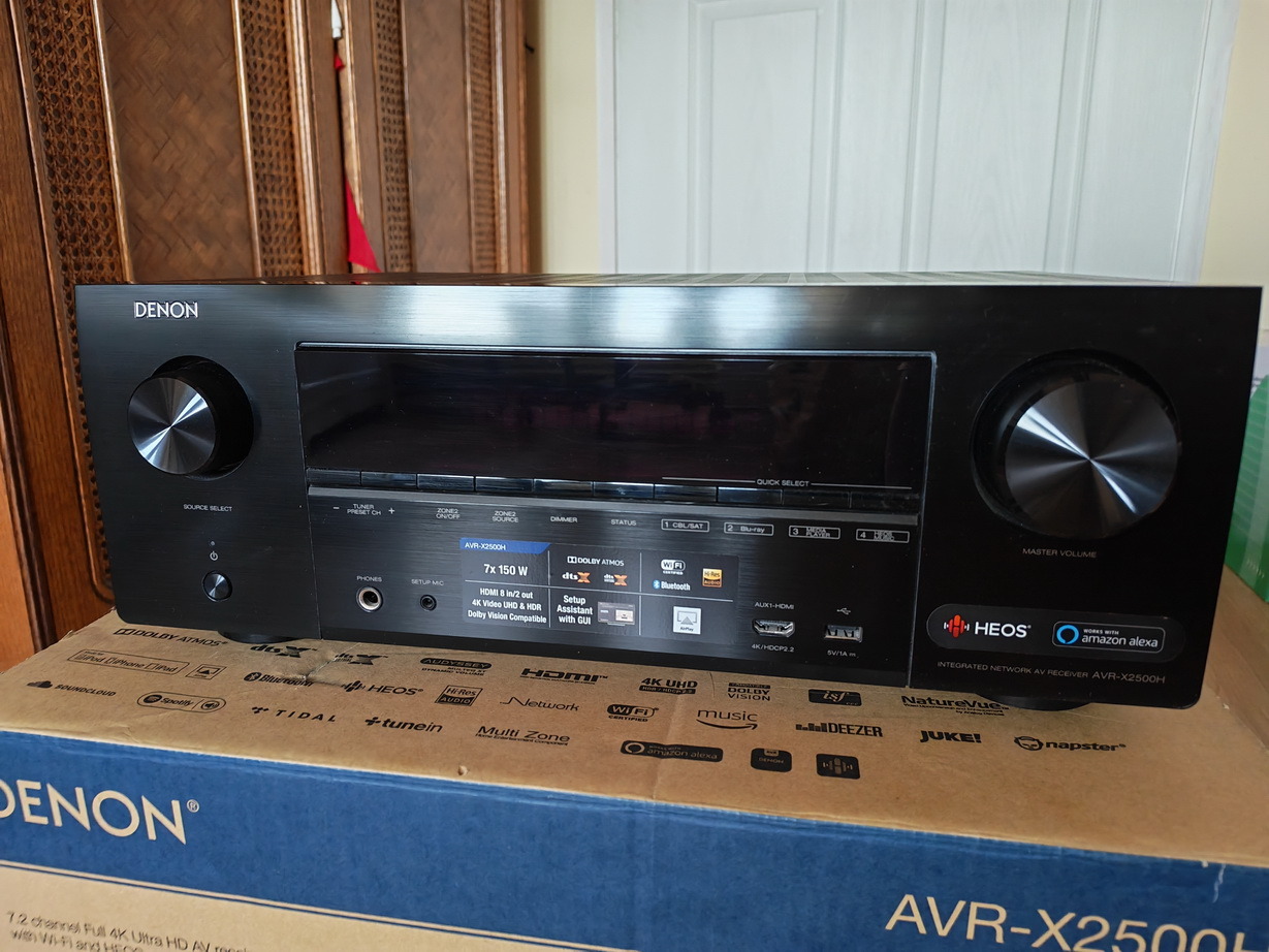 Denon AVR-X 2500H 4K DOLBY ATMOS/DTSX/ 7.2 házimozi erősítő - HardverApró