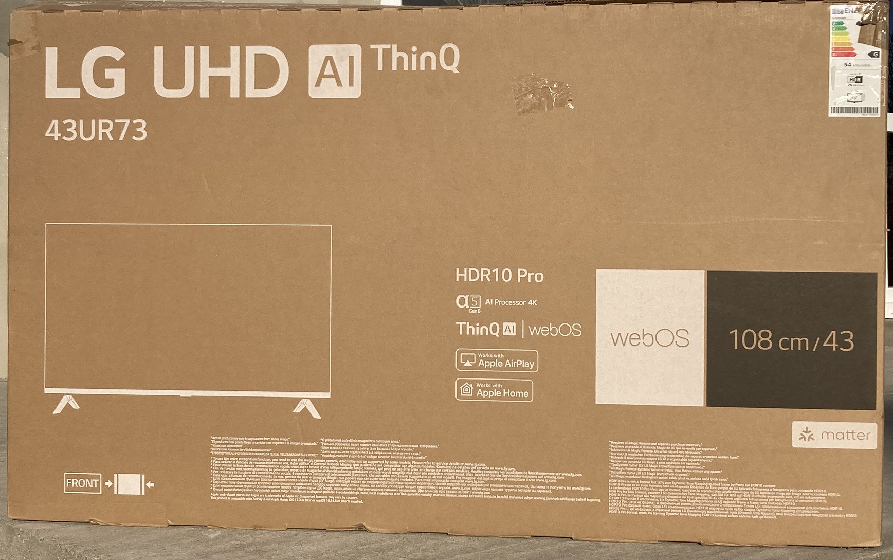 új LG 43" 108 cm UHD 4K smart led tv 100.000 Ft /db - HardverApró