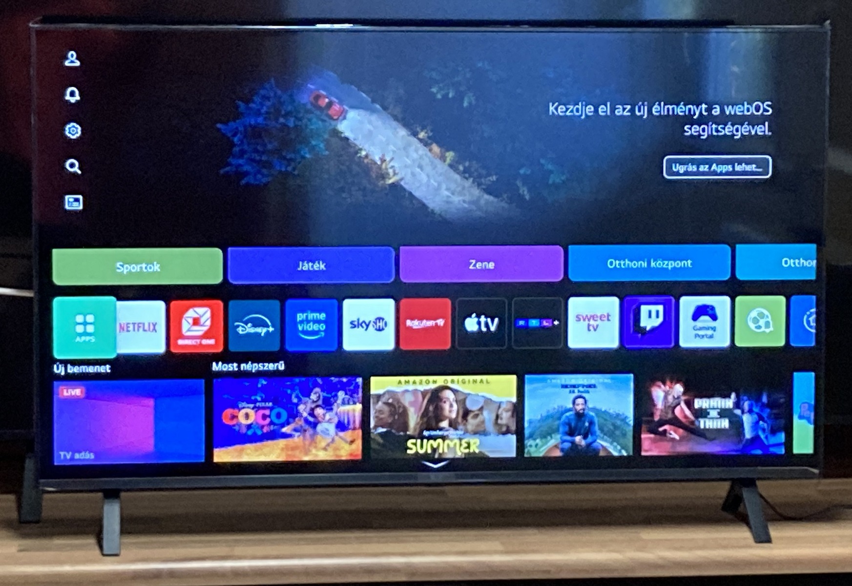 új LG 43" 108 cm UHD 4K smart led tv 100.000 Ft /db - HardverApró