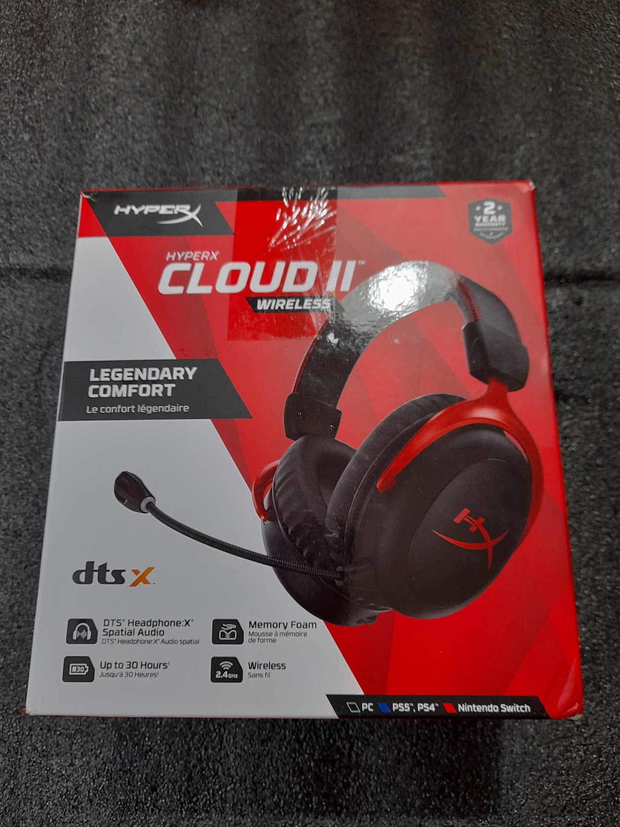 SZINTE ÚJ HP HyperX Cloud II Wireless Bolti ár:60k INGYEN FOXPOST ...