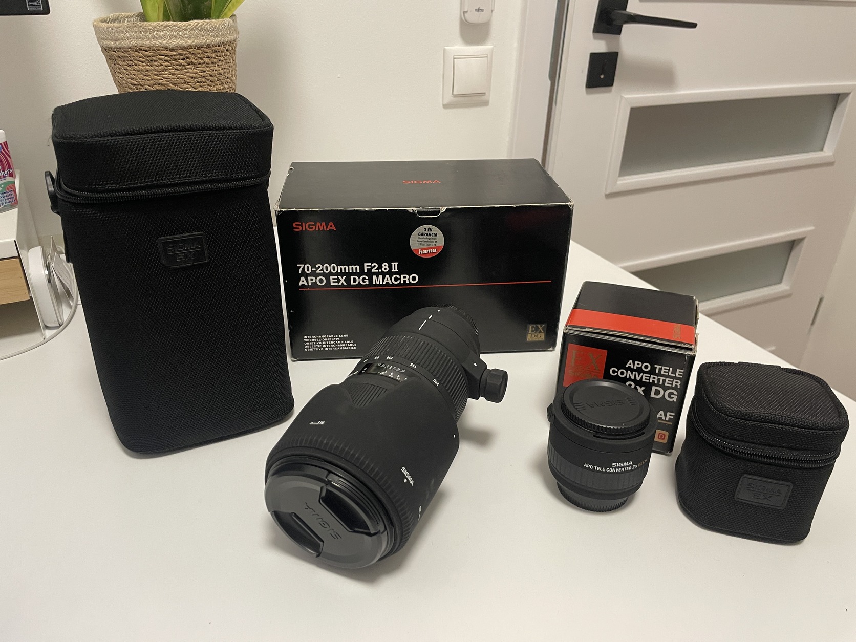Sigma 70-200mm F2.8 APO EX DG MACRO + Sigma 2x EX APO DG Teleconverter ...