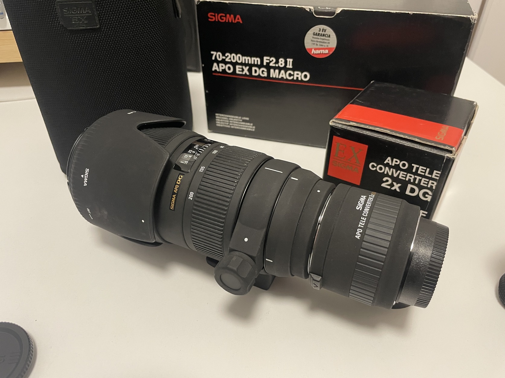 Sigma 70-200mm F2.8 APO EX DG MACRO + Sigma 2x EX APO DG Teleconverter ...