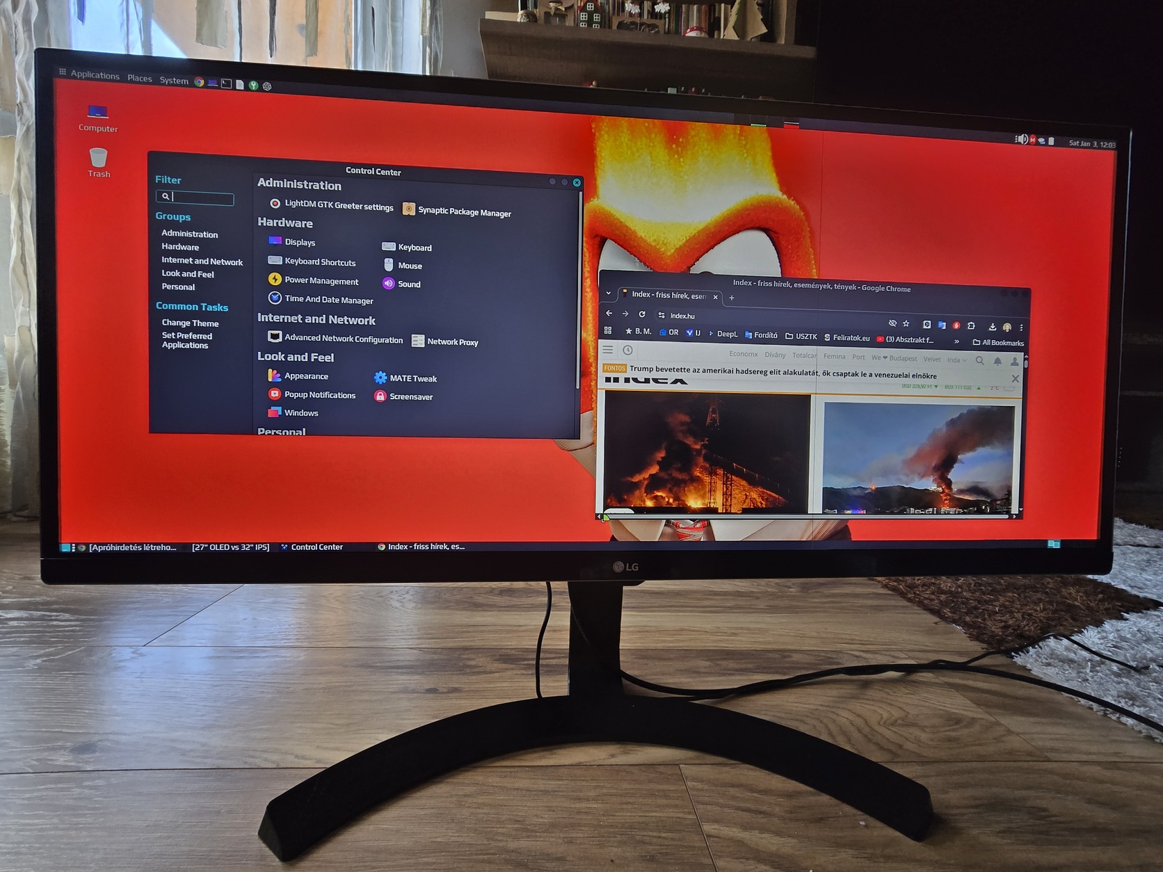 Eladó LG 34UM88-P ultrawide (21:9) monitor 3440x1440 felbontás ...