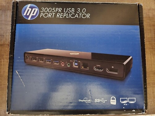 HP 3005PR USB 3.0 PORT Replicator 65 W-os HP laptop töltővel együtt ...