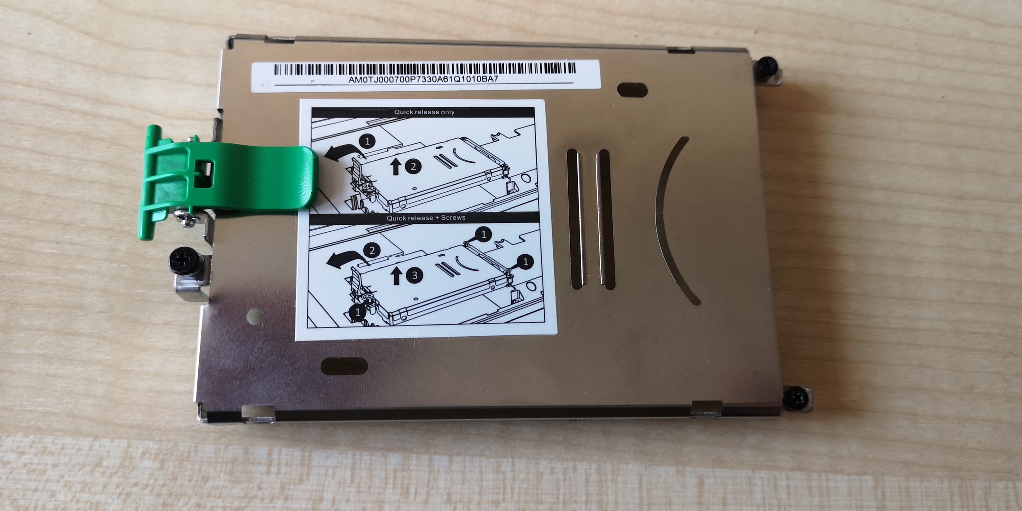 SSD HDD Caddy beépítő keret Lenovo T470 T480, T570 T580, T460, M53, Hp ...