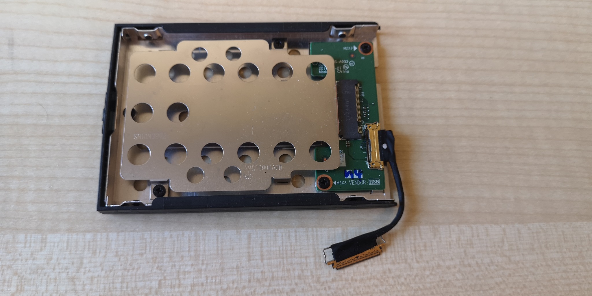 SSD HDD Caddy beépítő keret Lenovo T470 T480, T570 T580, T460, M53, Hp ...
