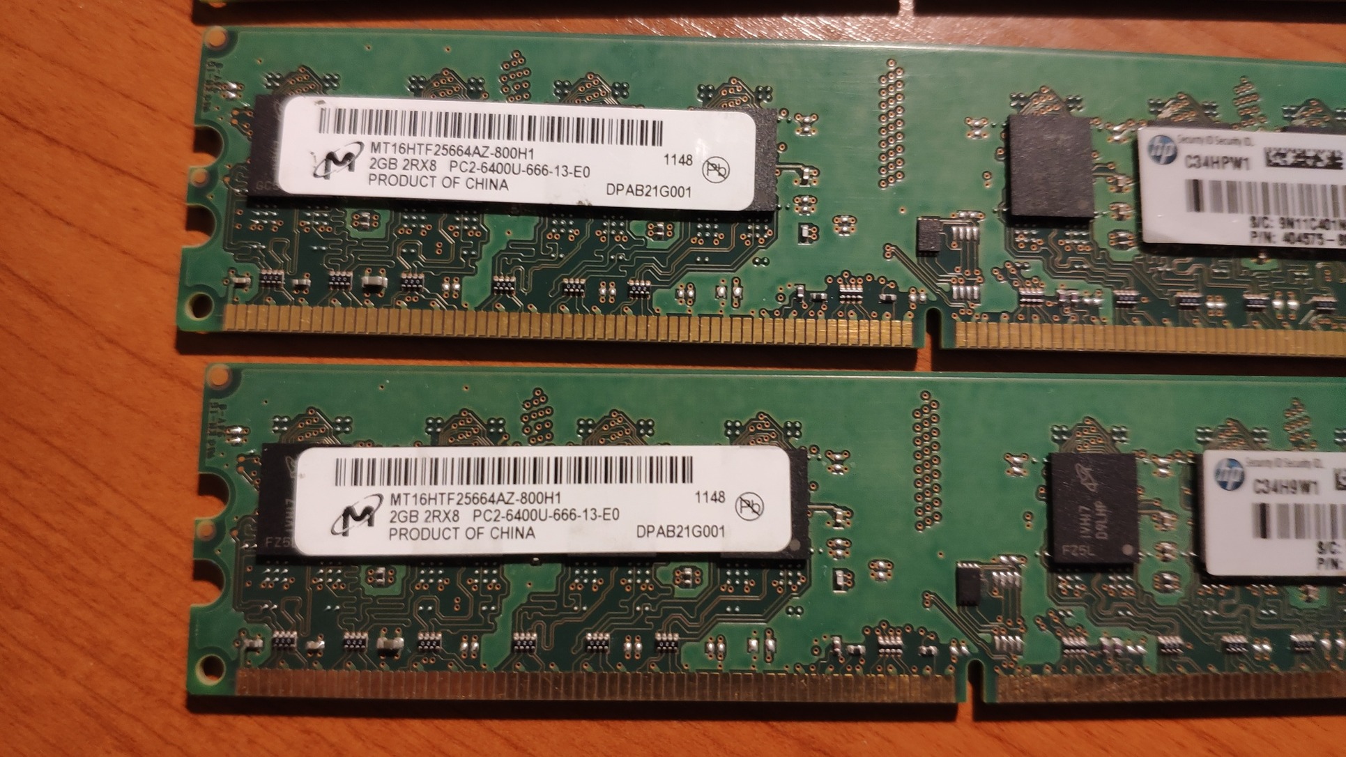 HP DDR2 RAM 6400U-666 2GB - HardverApró