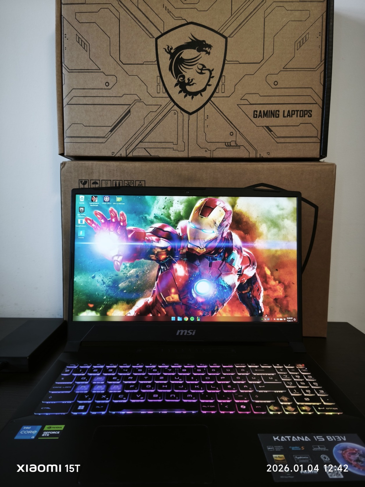 MSI Katana 15 B13VFK, Intel Core i5-13420H , 16 GB DDR5 5200 MHz , RTX ...