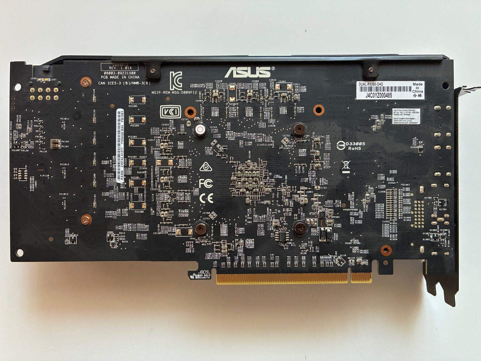 ASUS Dual Radeon RX 580 4GB OC videókártya eladó csavarmatricás ...