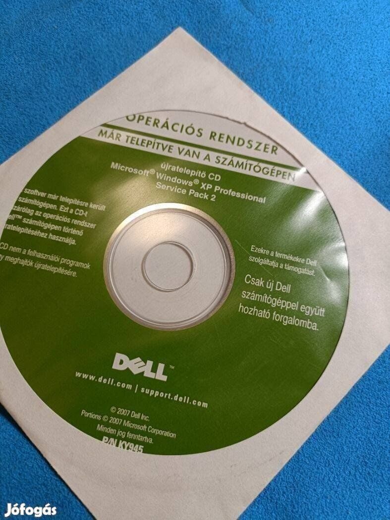 Microsoft Windows XP Professional operációs servise pack 2 - HardverApró