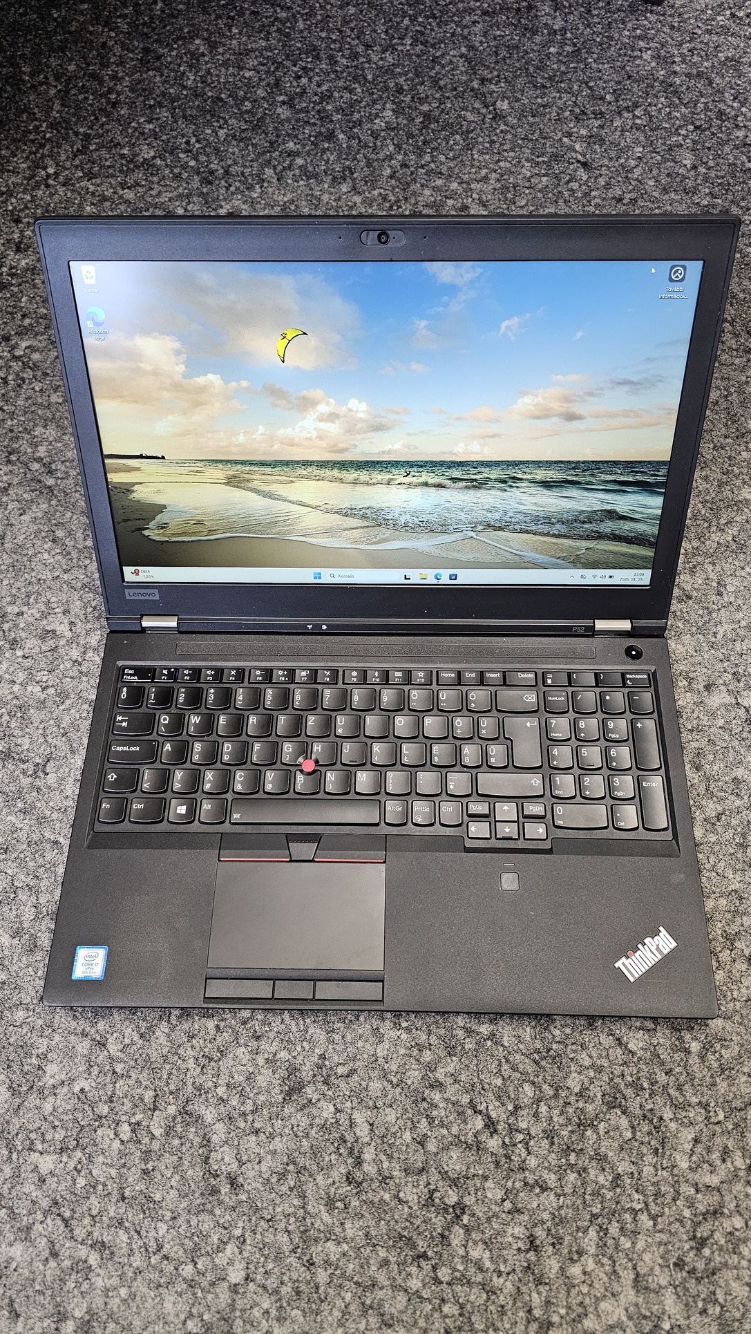 LEnovo ThinkPad P52 CAD notebook eladó - HardverApró