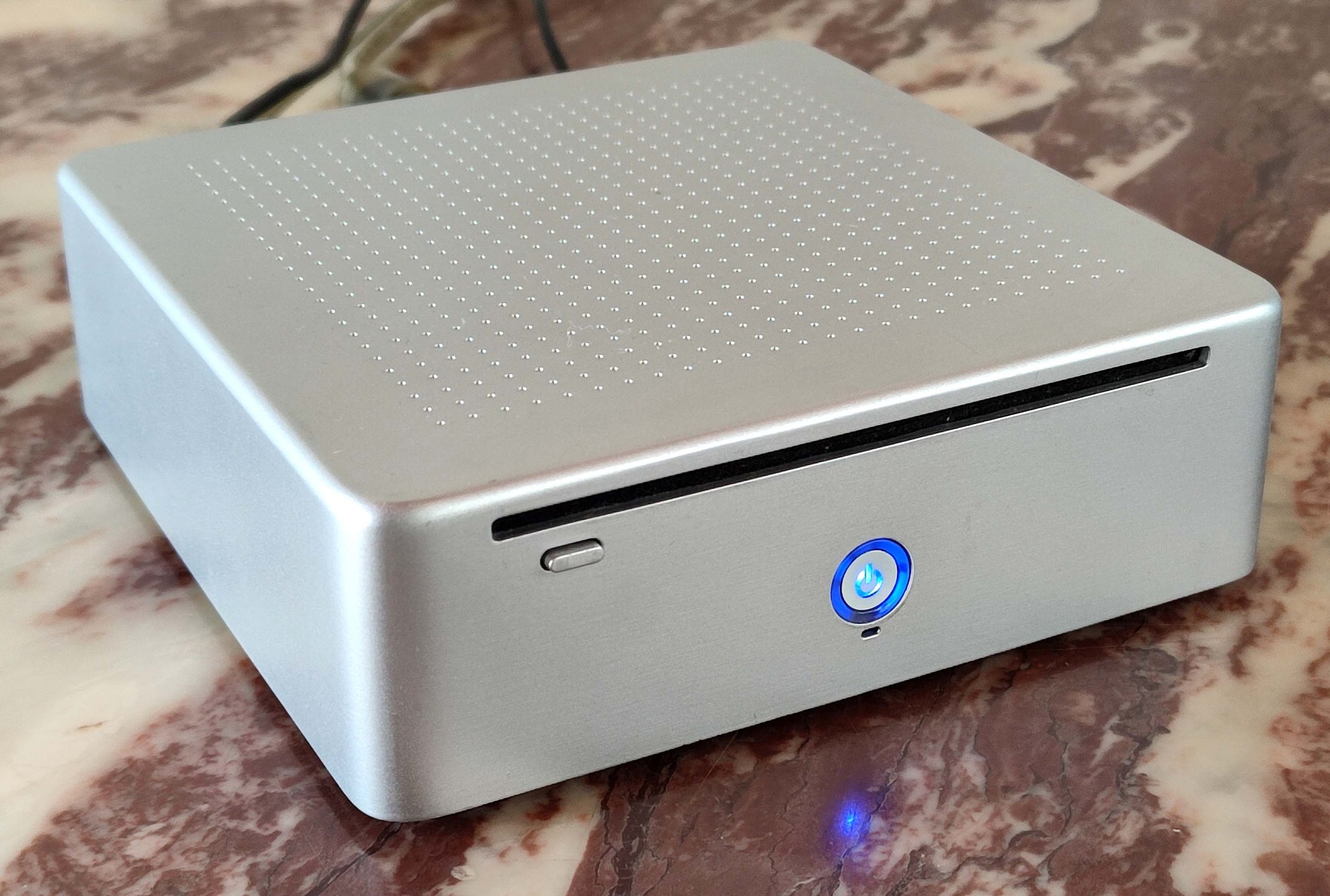 Hackintosh Mini (Aopen MP915-B) retro PC Mac OSX Tiger-rel, dobozában ...