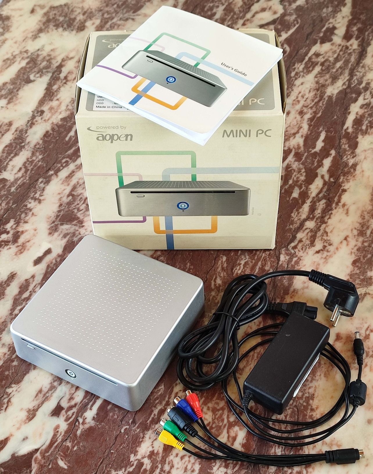 Hackintosh Mini (Aopen MP915-B) retro PC Mac OSX Tiger-rel, dobozában ...