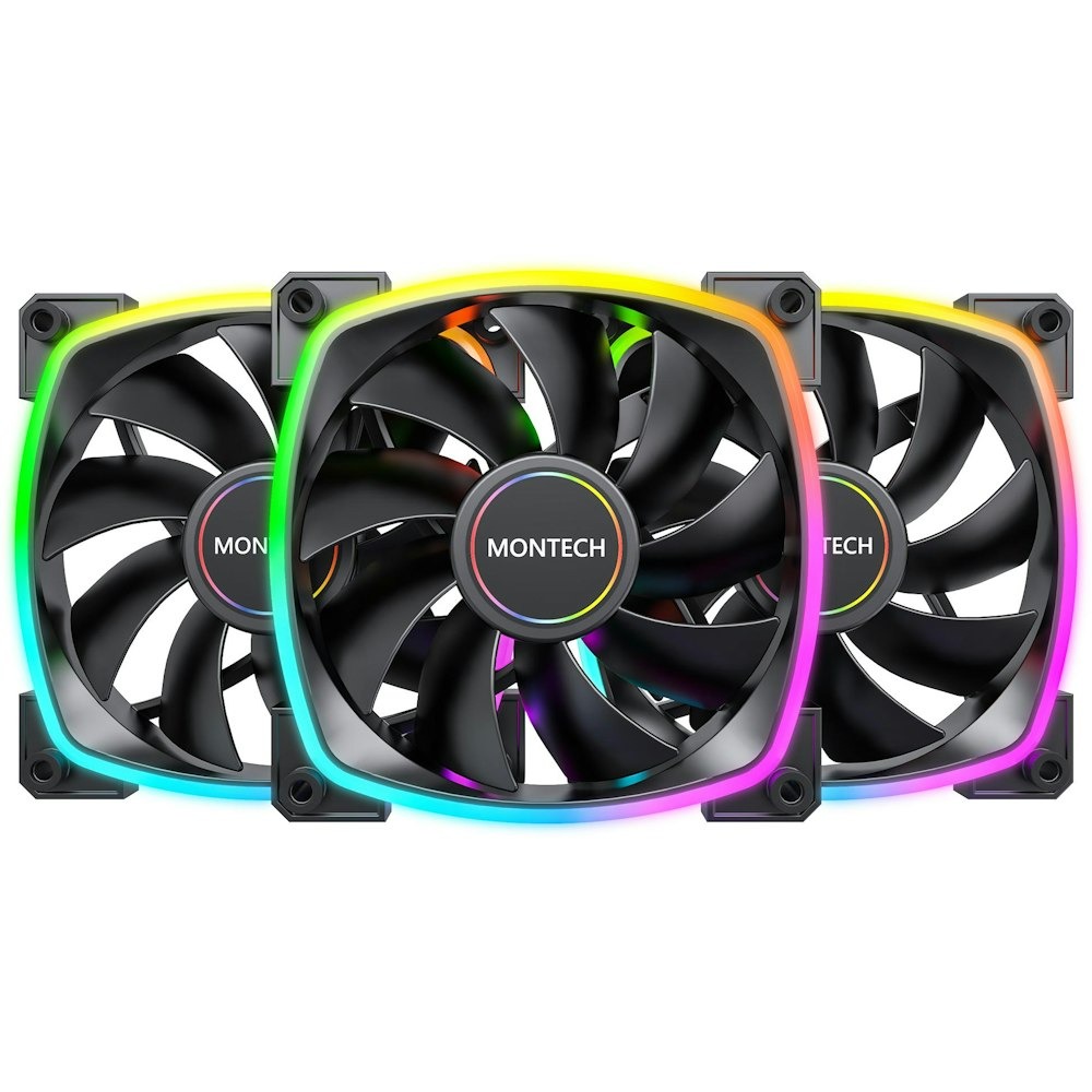Montech PWM ventillátorok - 120mm (AX-RX), 140mm (RX) - HardverApró