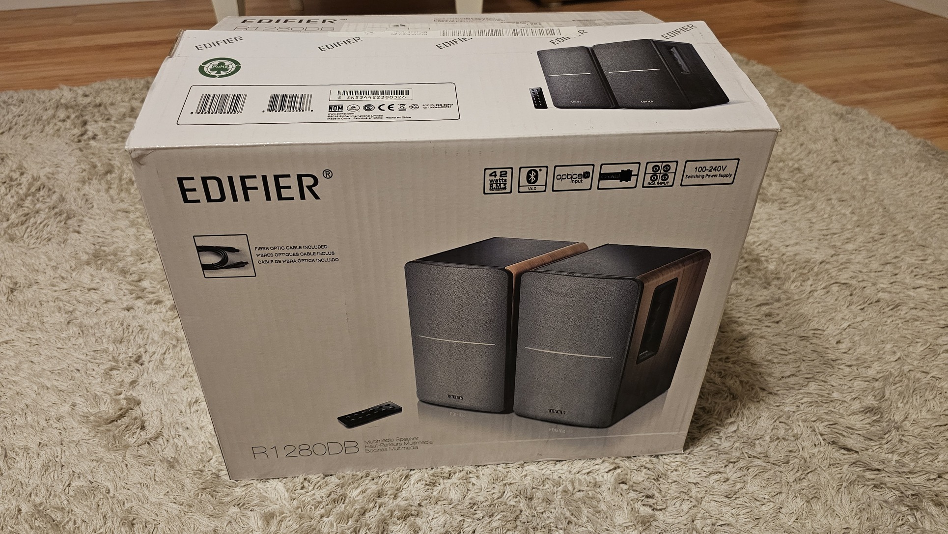 Edifier R1280DB 2.0 hangfal, tökéletes, újszerű - HardverApró