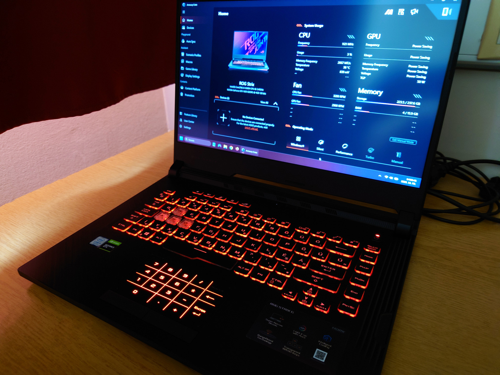 Asus Rog Strix G531GT - RTX 1650 / i5 - 9300H / 16 GB ram - HardverApró