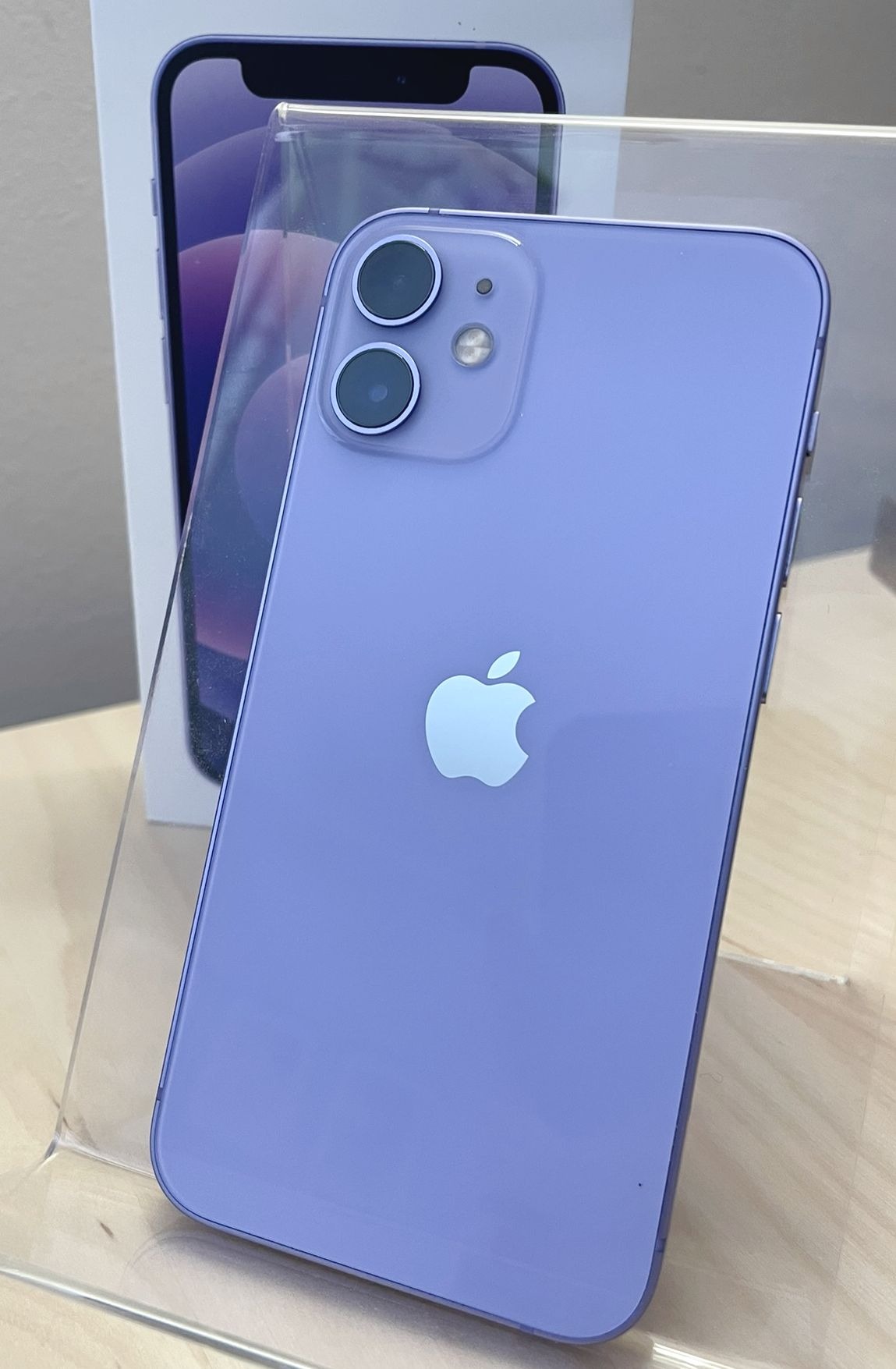 Apple iPhone 12 Mini, Lila, 128GB, új állapotú, független, 87% akku ...