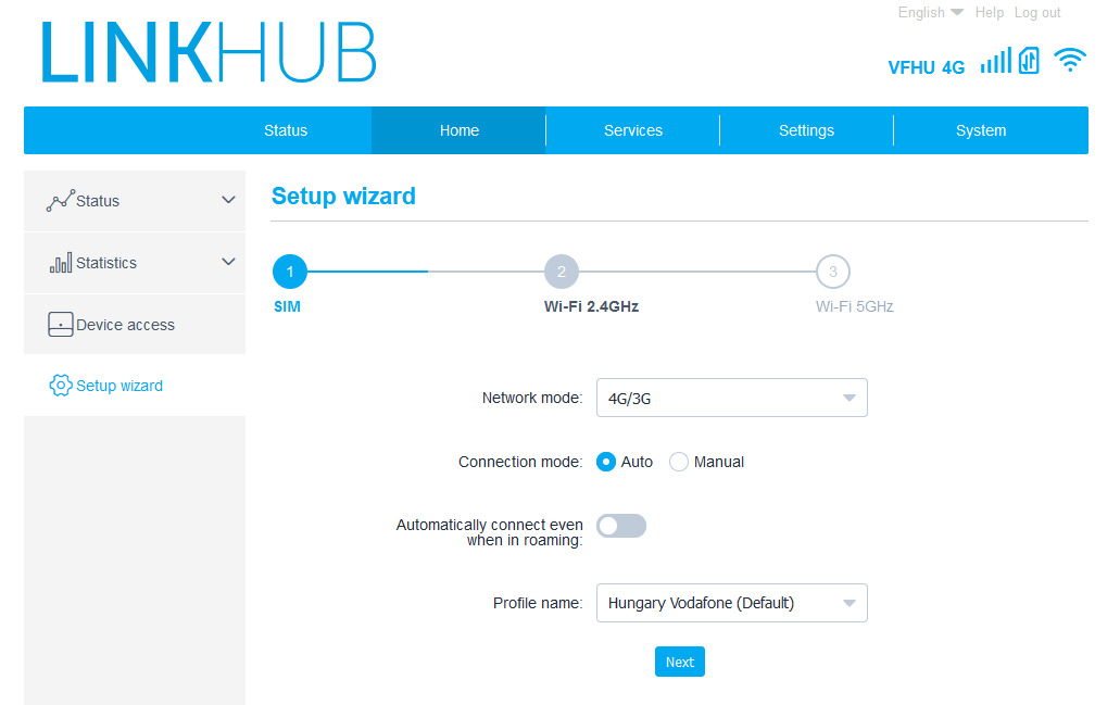 Alcatel Linkhub HH71VM cat7 4G+ SIM kártyás router - független ...