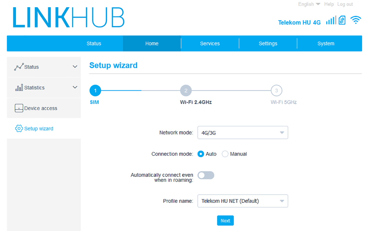 Alcatel Linkhub HH71VM cat7 4G+ SIM kártyás router - független ...