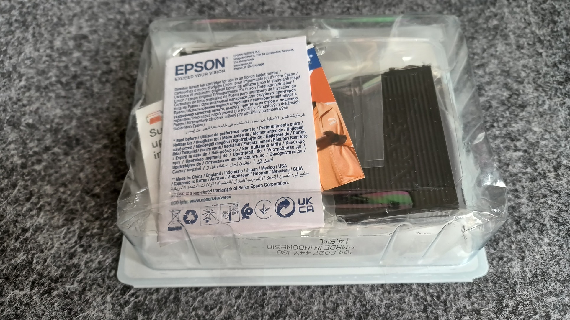 EPSON Multipack 502 4 db patron új gyári eredeti Epson T02V6 CMYK ...