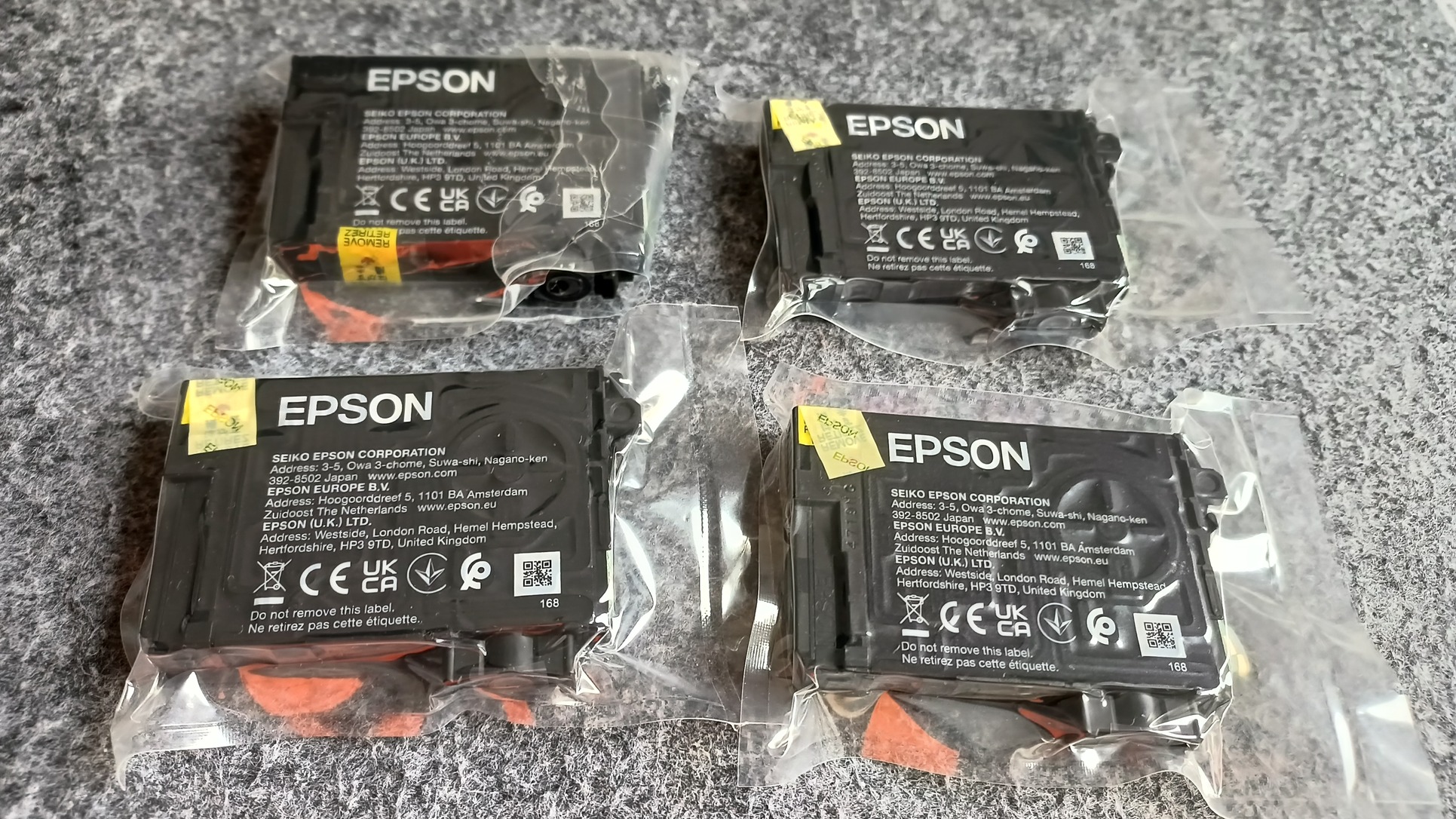 EPSON Multipack 502 4 db patron új gyári eredeti Epson T02V6 CMYK ...