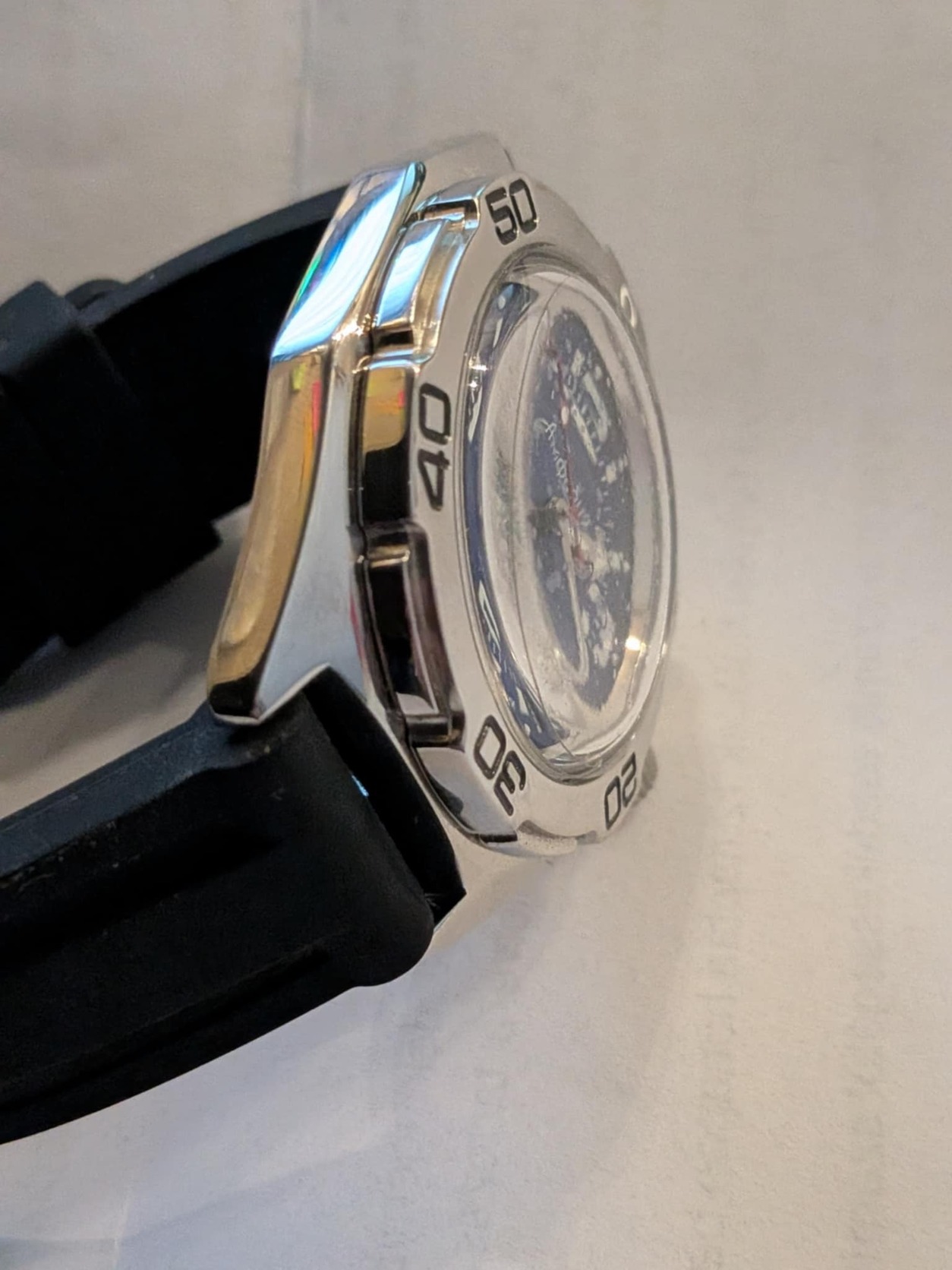 Vostok Amphibia blue egyedi számlapos buvár orosz automata karóra ...